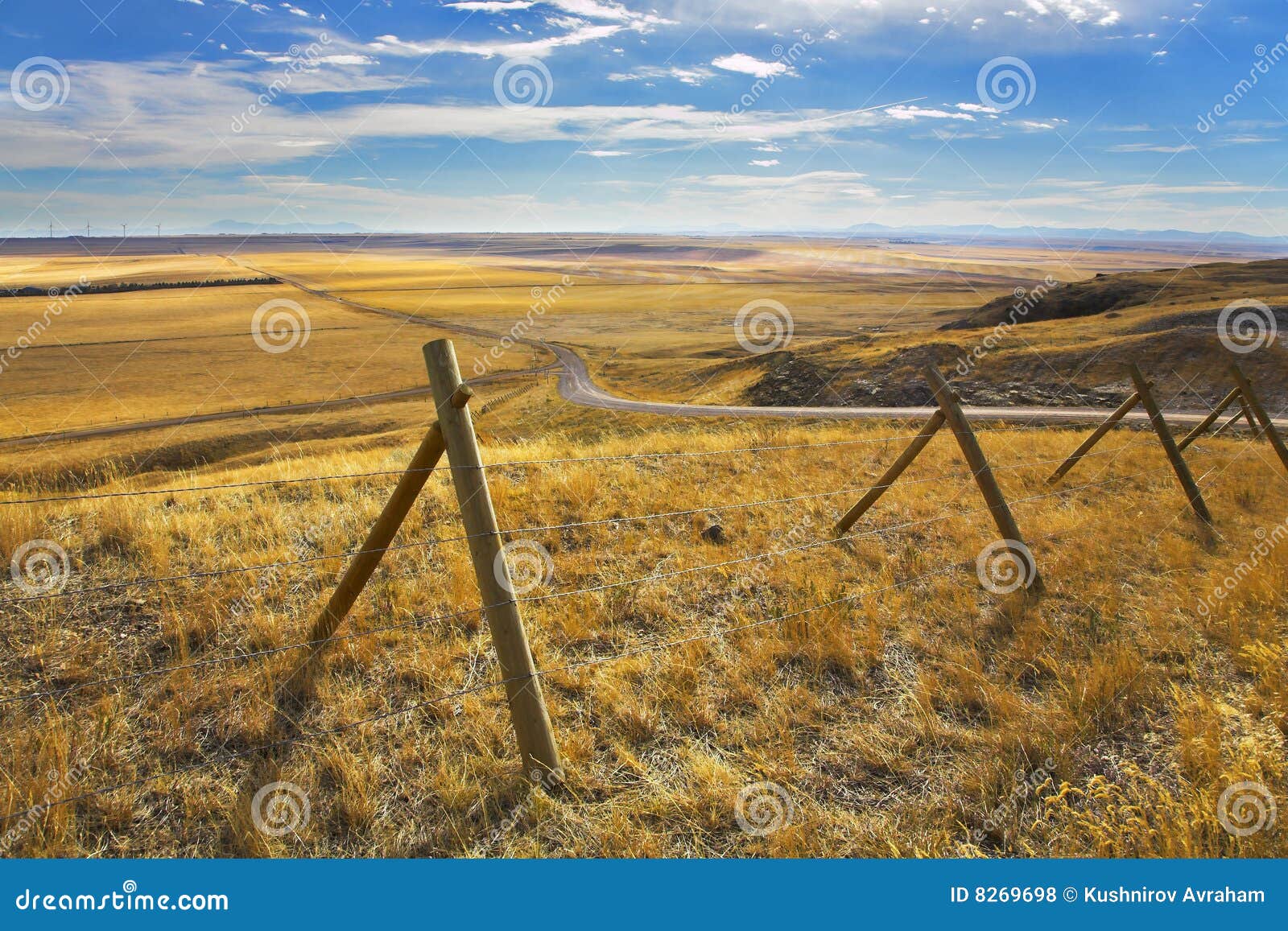 La Prateria Americana in Ottobre. Fotografia Stock - Immagine di piano ...