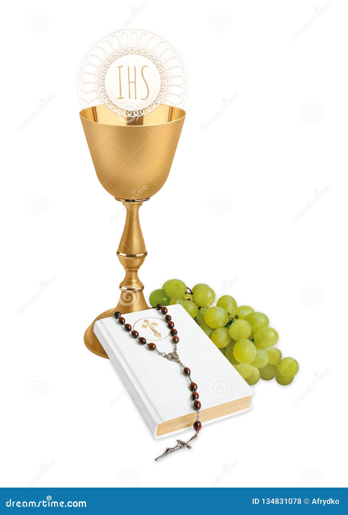 La Première Communion Sainte Photo stock - Image of salutations, fond ...