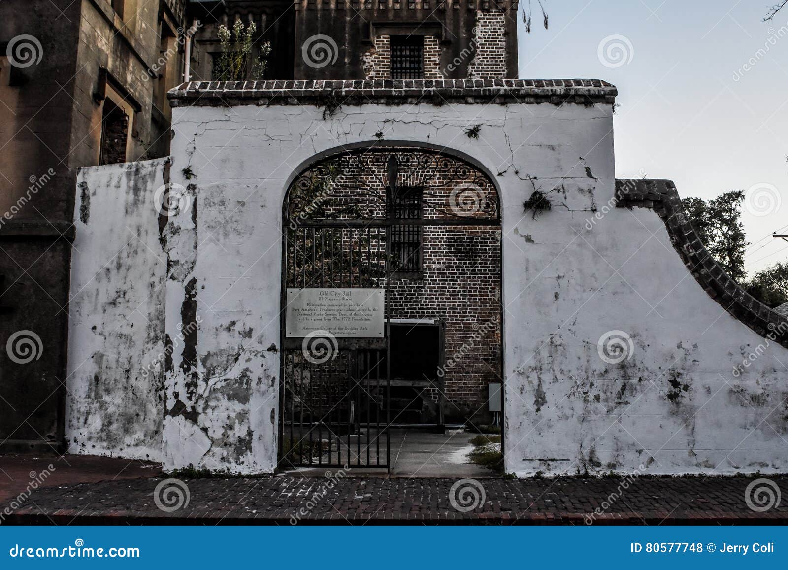 La Prison De Ville, Charleston, Sc Photo stock éditorial - Image du ...