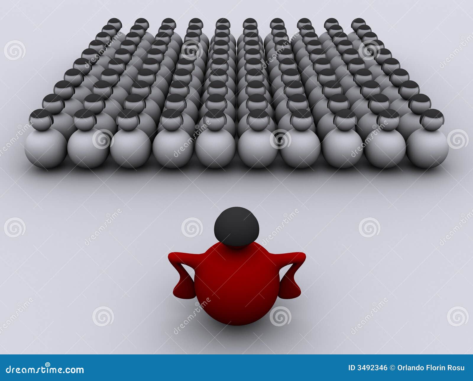 La protuberancia stock de ilustración. Ilustración de personas - 3492346