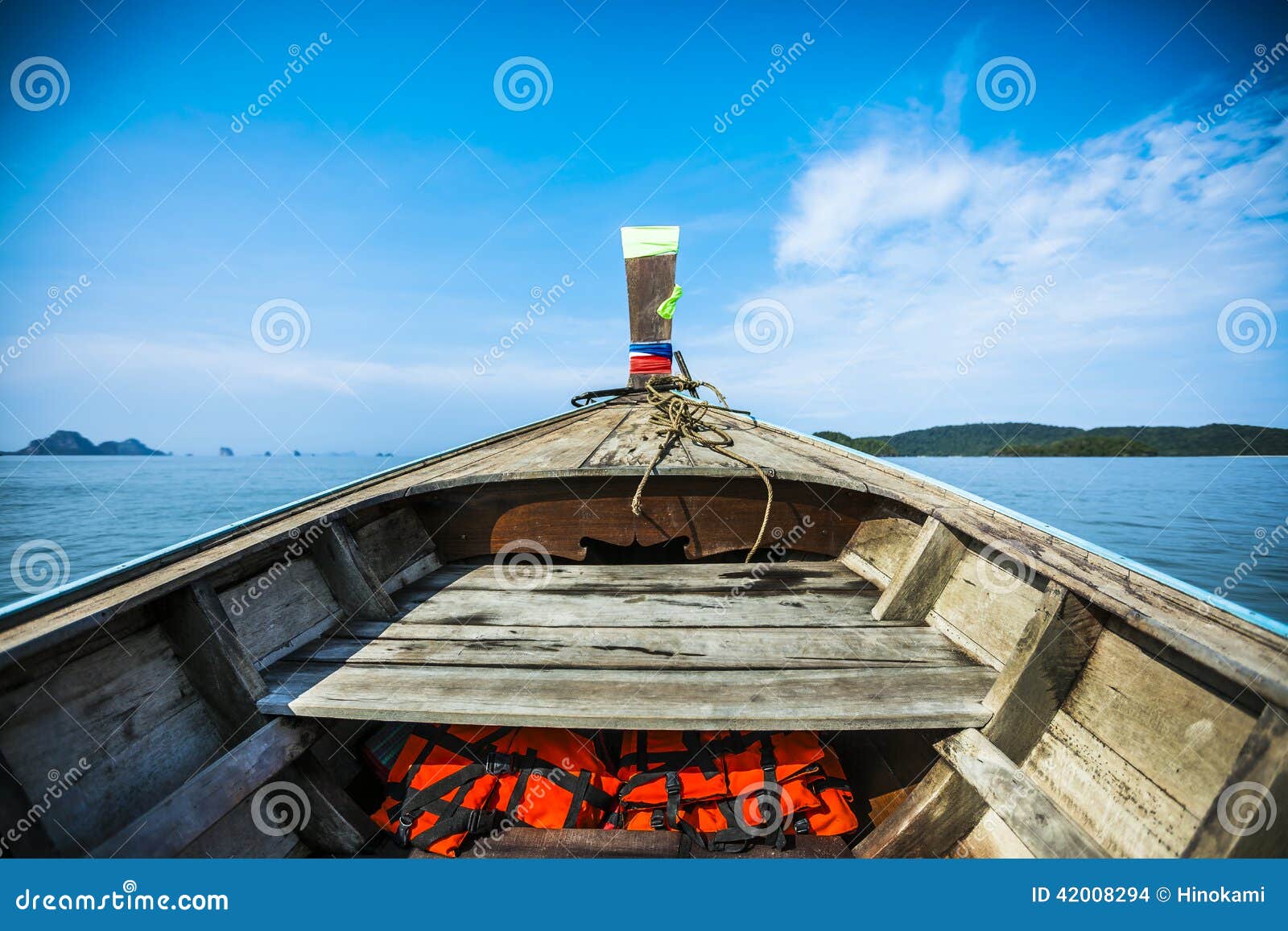 La Prua Di Una Barca Nel Mare Fotografia Stock - Immagine di ...