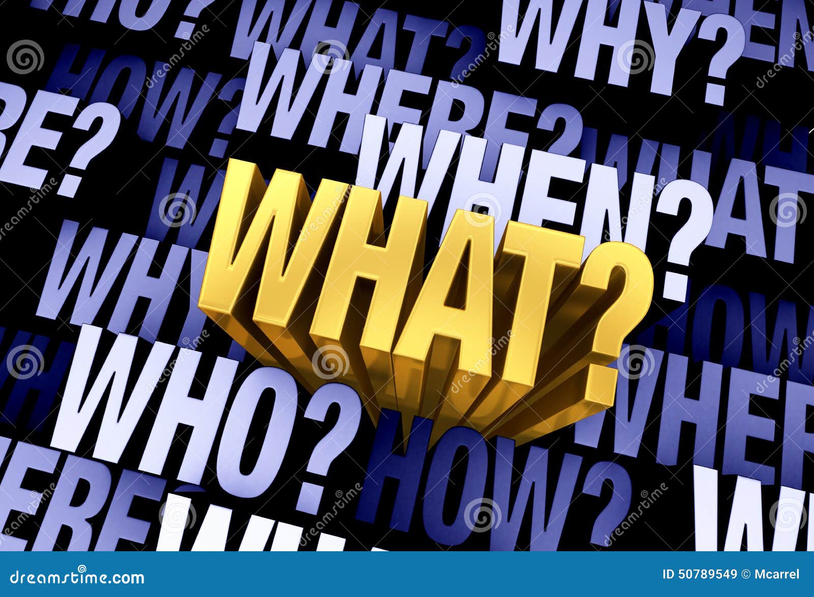 La Question Importante Est 'ce Qui ?' Illustration Stock - Illustration ...