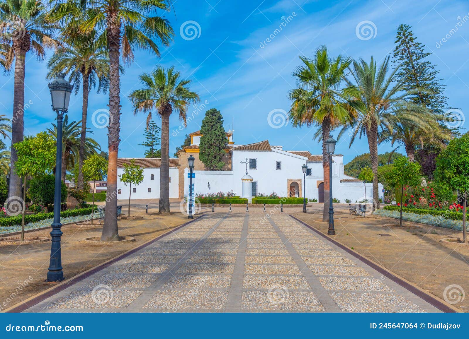 La Rabida Monastery in Spain. Stock Photo - Image of tinto, christopher ...