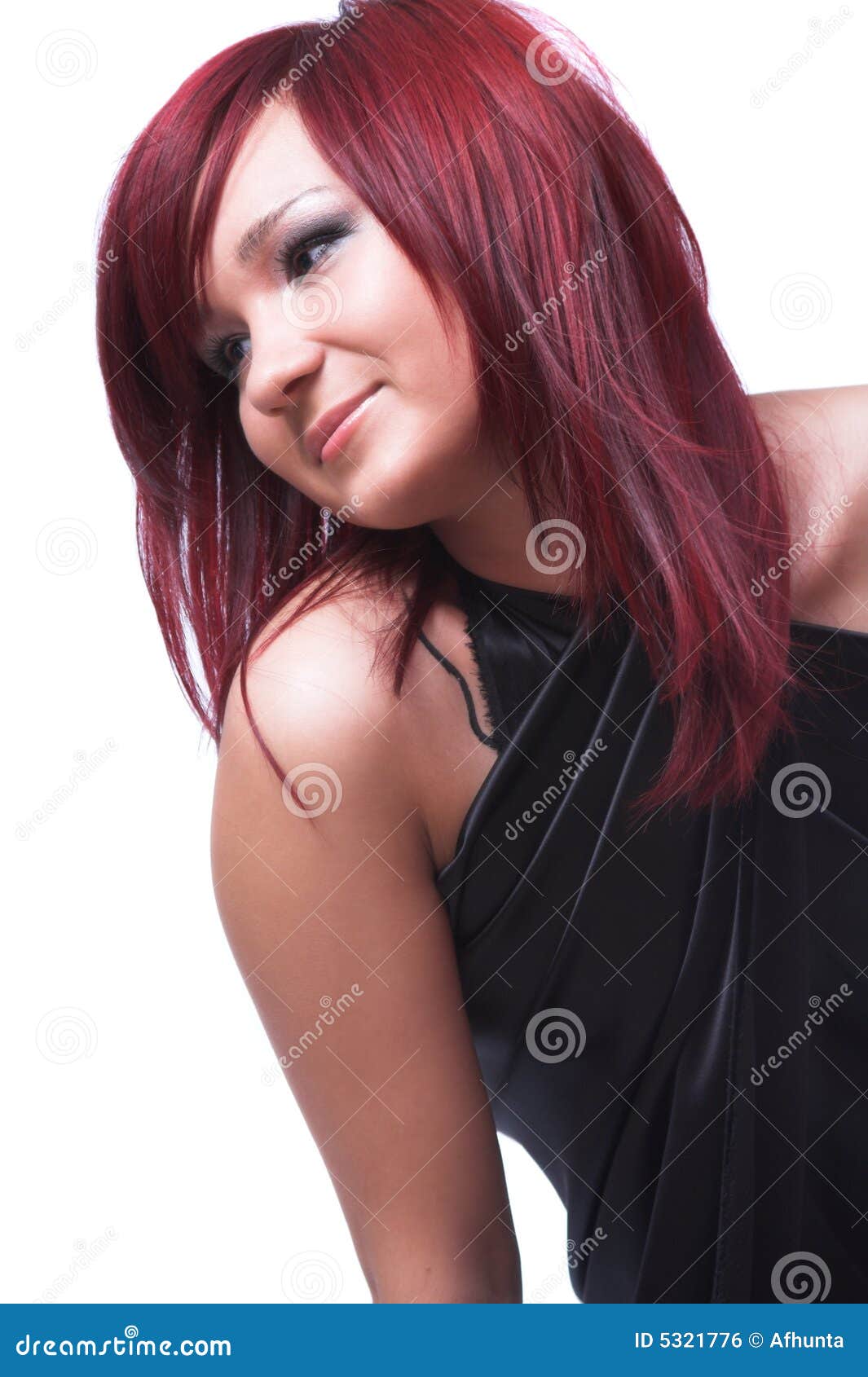 La Ragazza Con Capelli Rossi Fotografia Stock - Immagine di sfondo ...