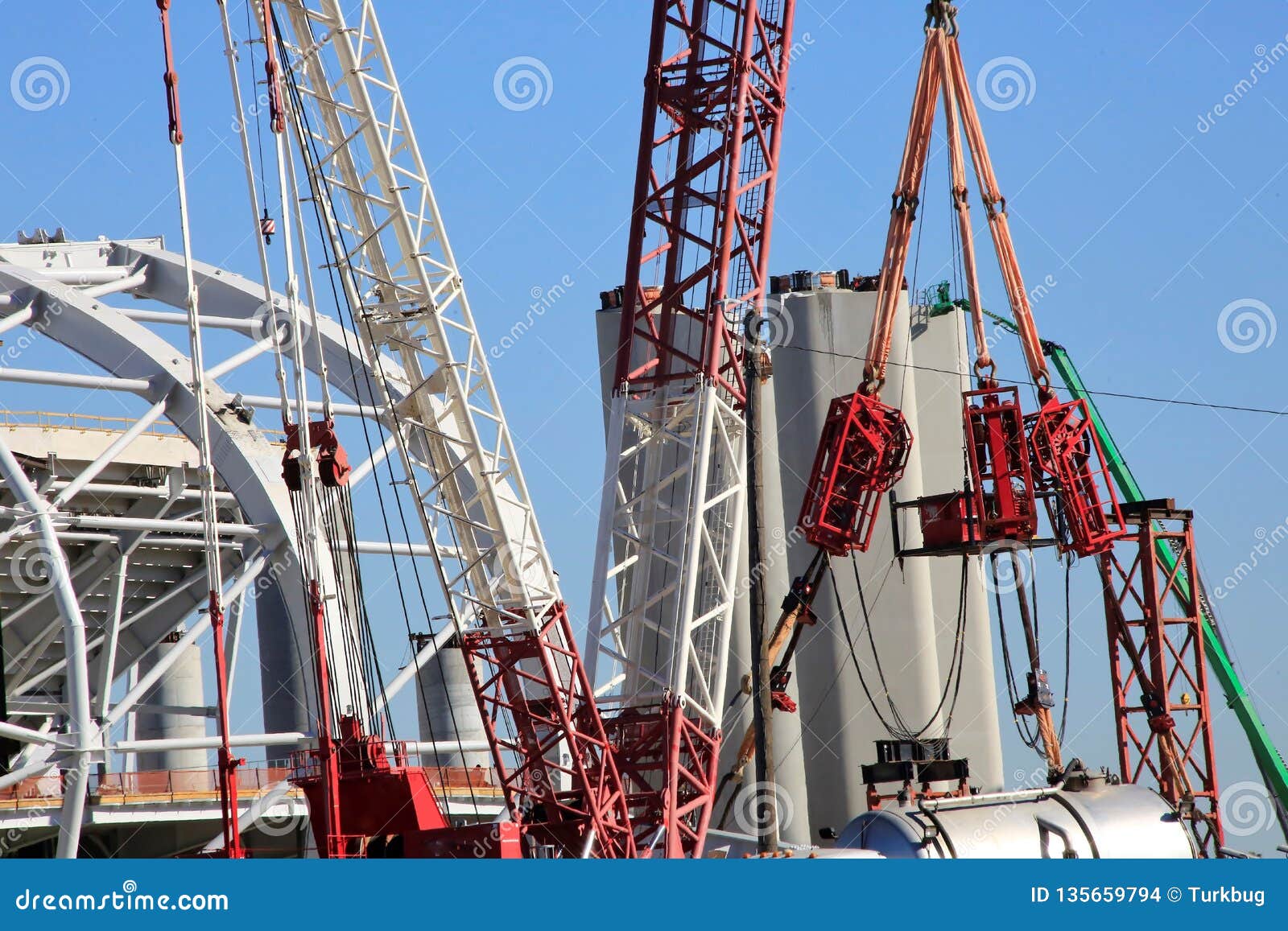 LA Rams Stadium Construction Site Editorial Stock Image - Image of goff ...