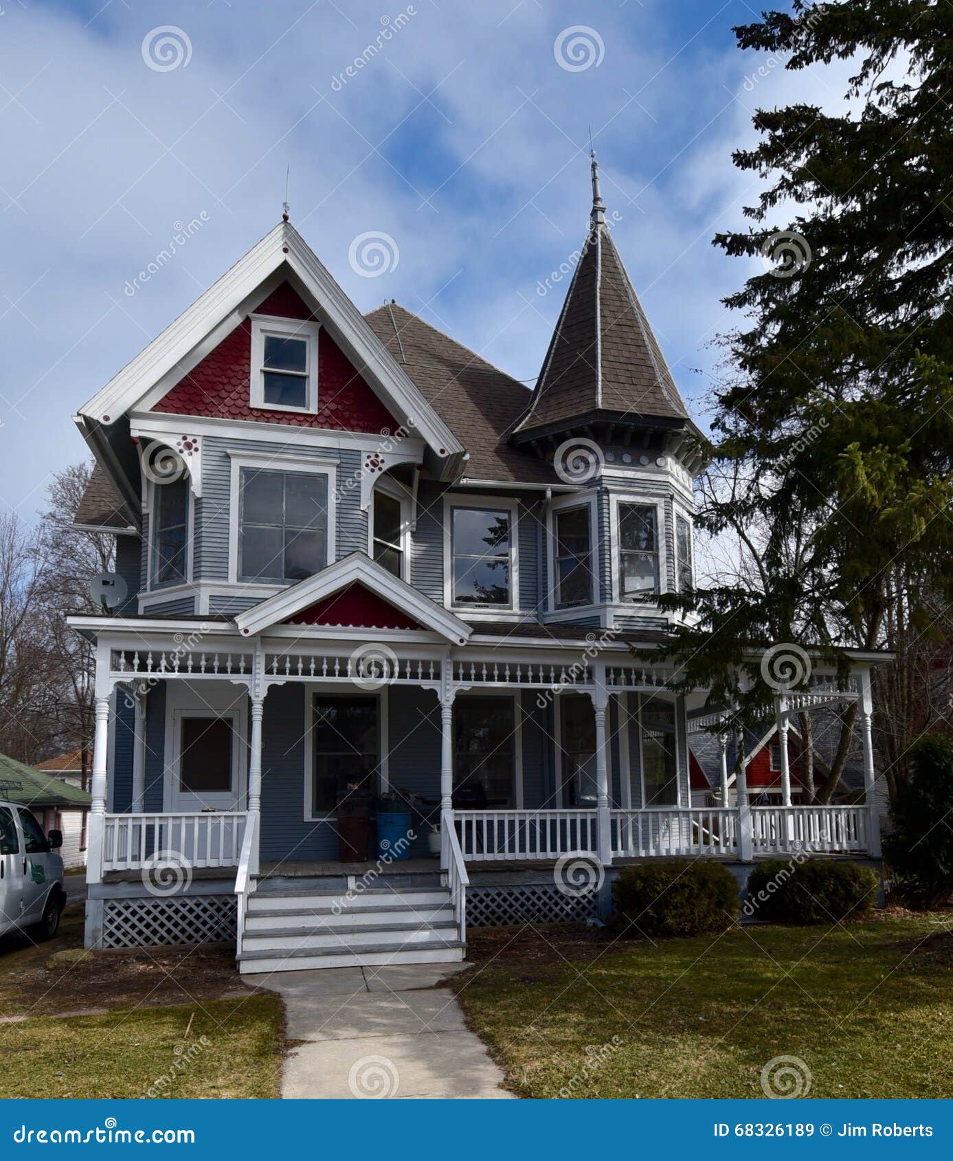 La Reine Anne d'Oconomowoc image stock éditorial. Image du ressort ...