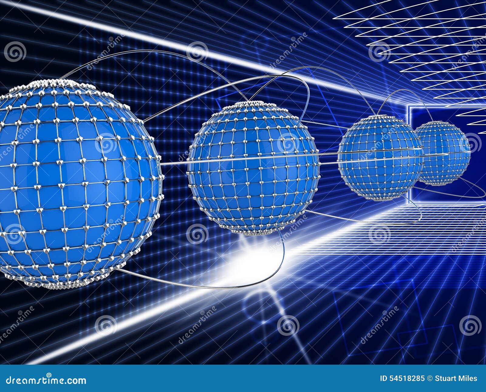La Rete Collegata Significa Le Comunicazioni Globali E Communica ...