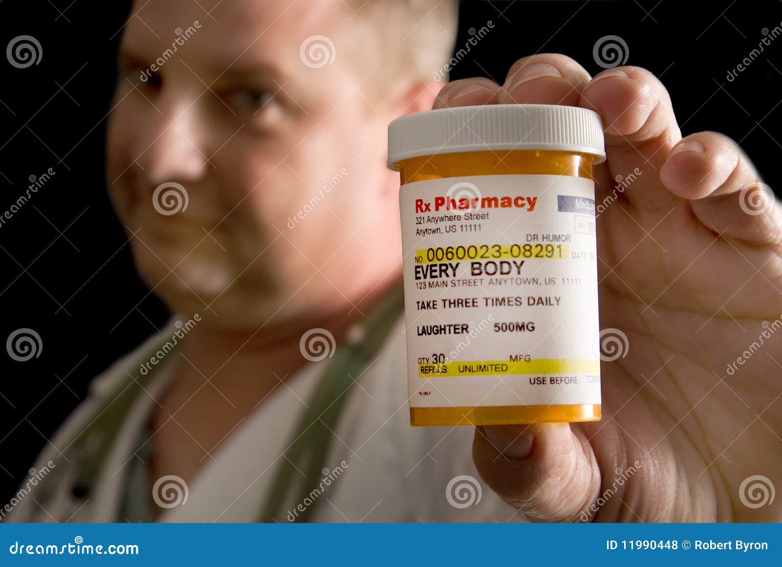 La Risa Es La Mejor Medicina Foto de archivo - Imagen de prescriba ...