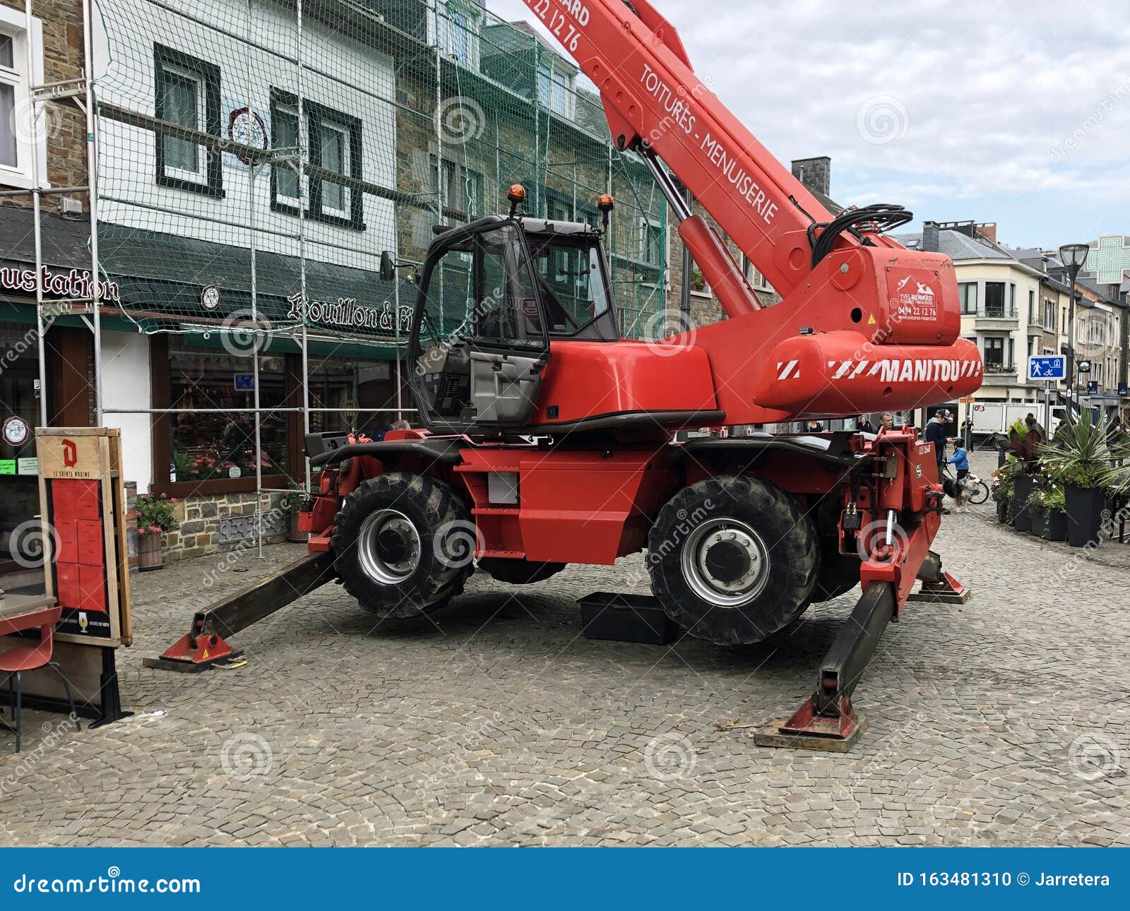 Manitou MRT 2540 Telescopic Handler. Editorial Image - Image of safety ...