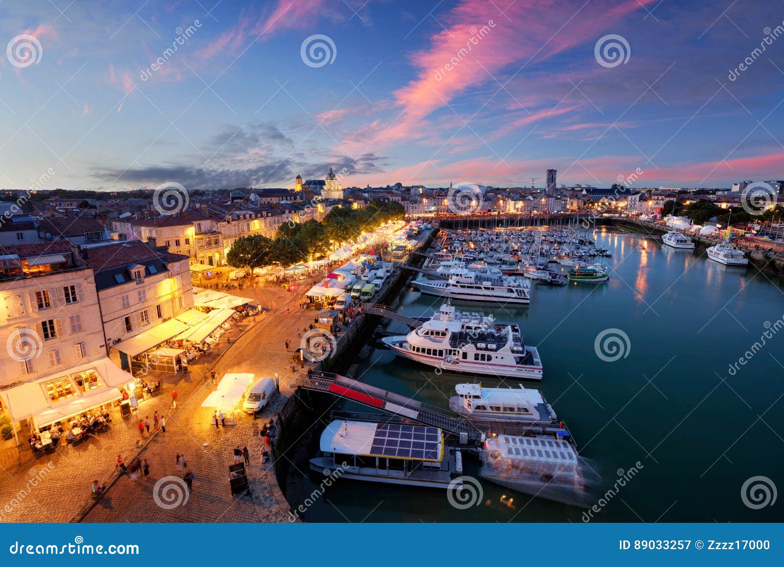 La Rochelle Harbor editorial photography. Image of nview - 89033257
