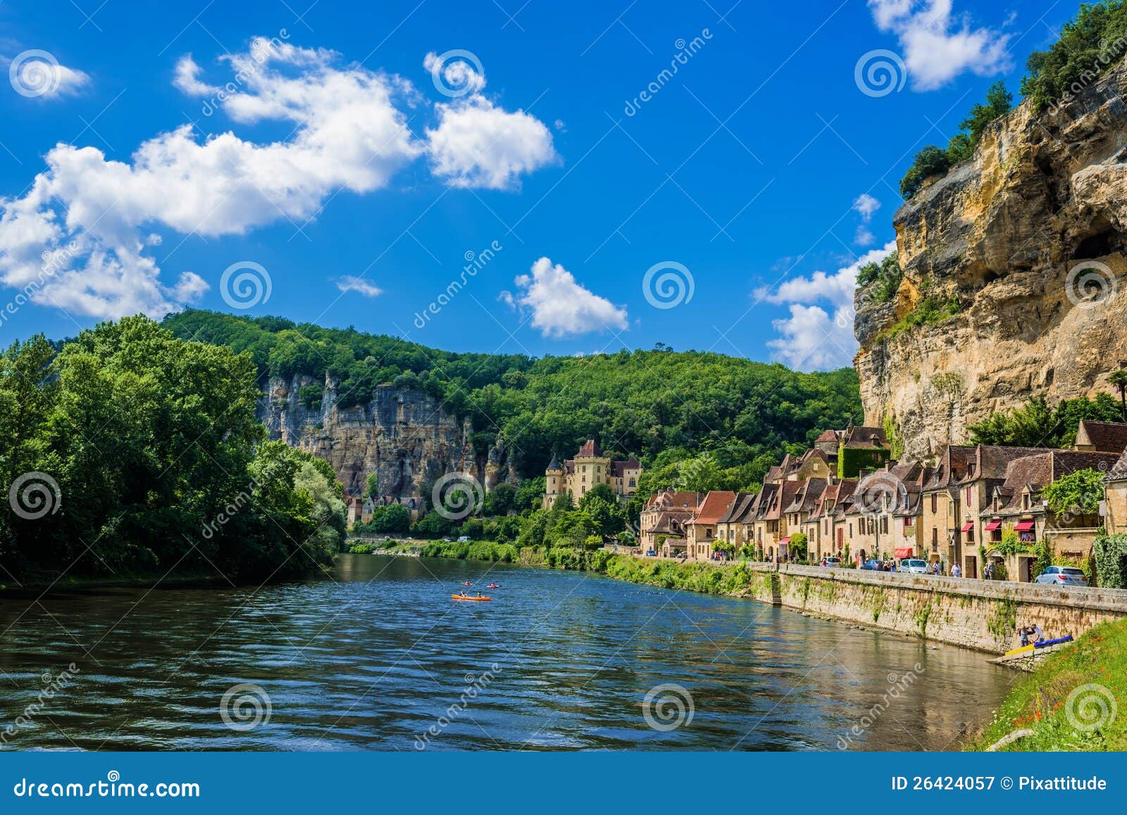 La roque gageac france stock image. Image of village - 26424057