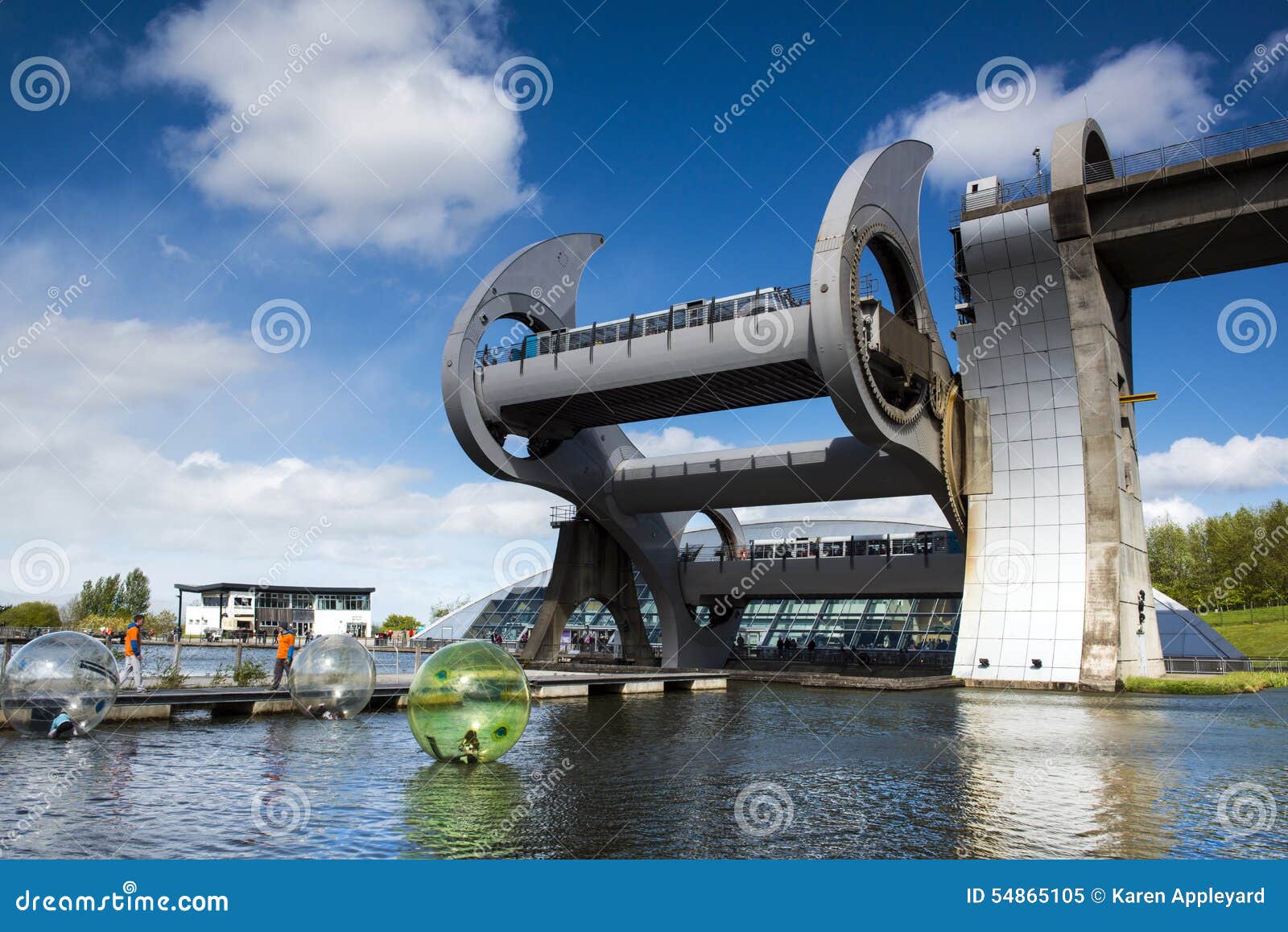 La rueda de Falkirk imagen editorial. Imagen de agua - 54865105