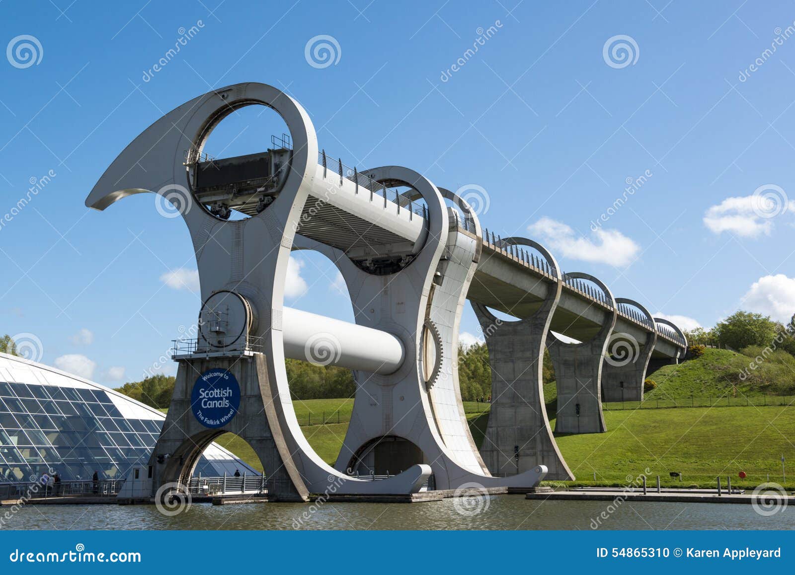 La rueda de Falkirk imagen editorial. Imagen de alto - 54865310