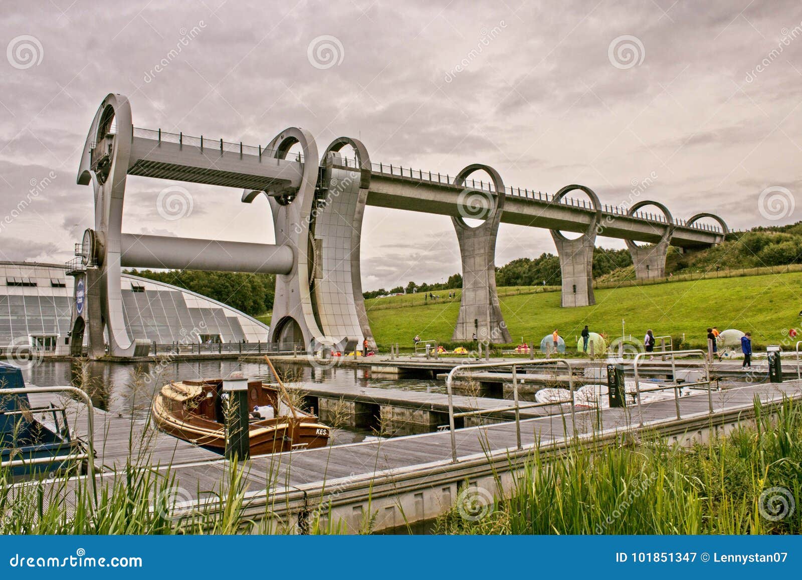 La Rueda De Falkirk, Falkirk, Escocia Fotografía editorial - Imagen de ...
