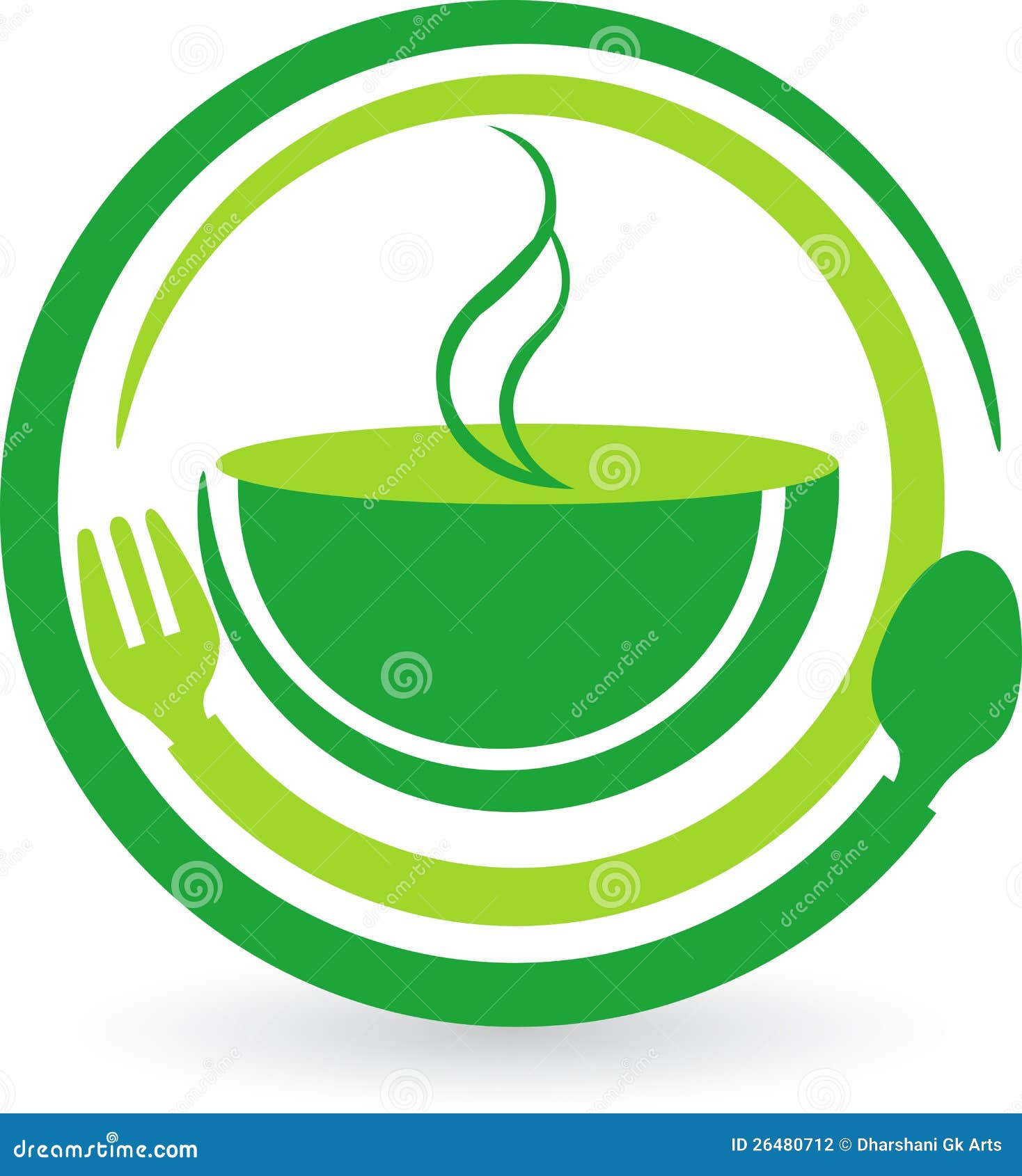 La rupture jeûnent logo illustration de vecteur. Illustration du ...