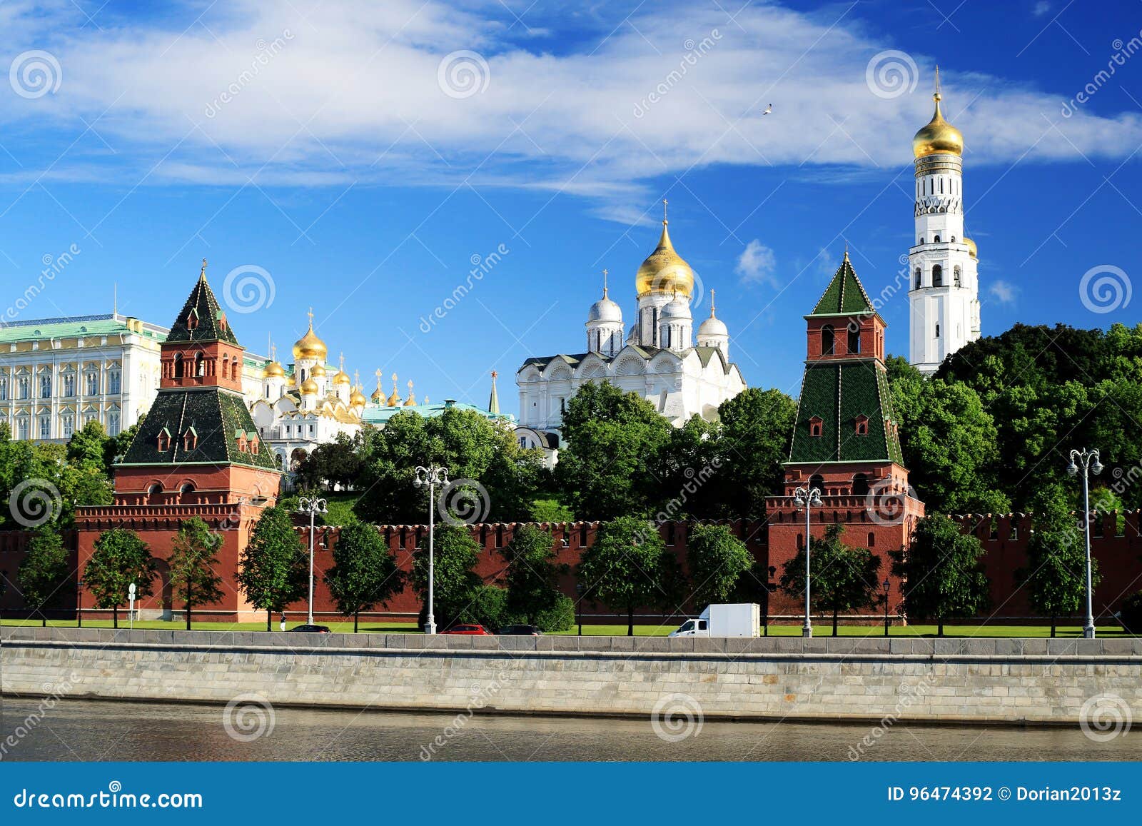 La Russia, Bella Vista Di Mosca Fotografia Stock - Immagine di vacanza ...