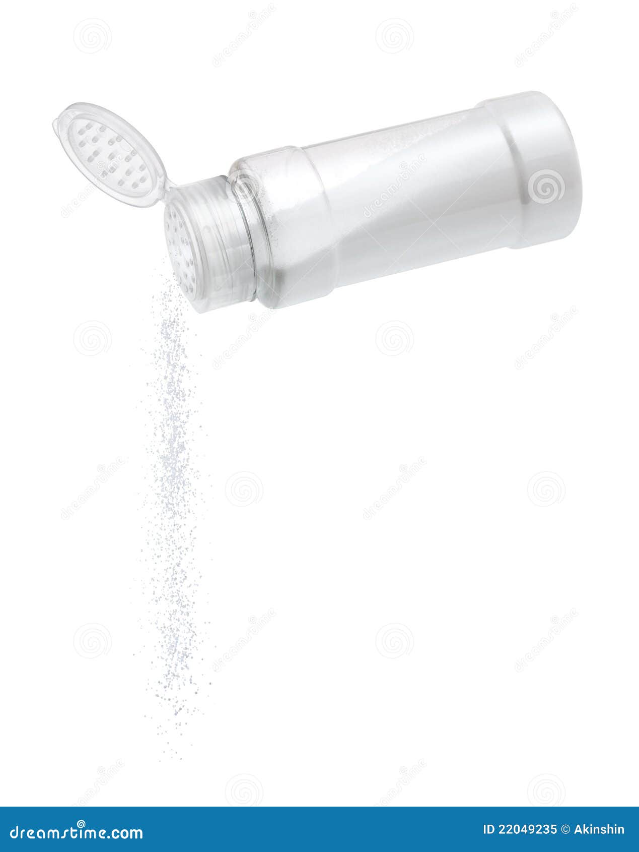 La sal vierte de salero imagen de archivo. Imagen de dieta - 22049235