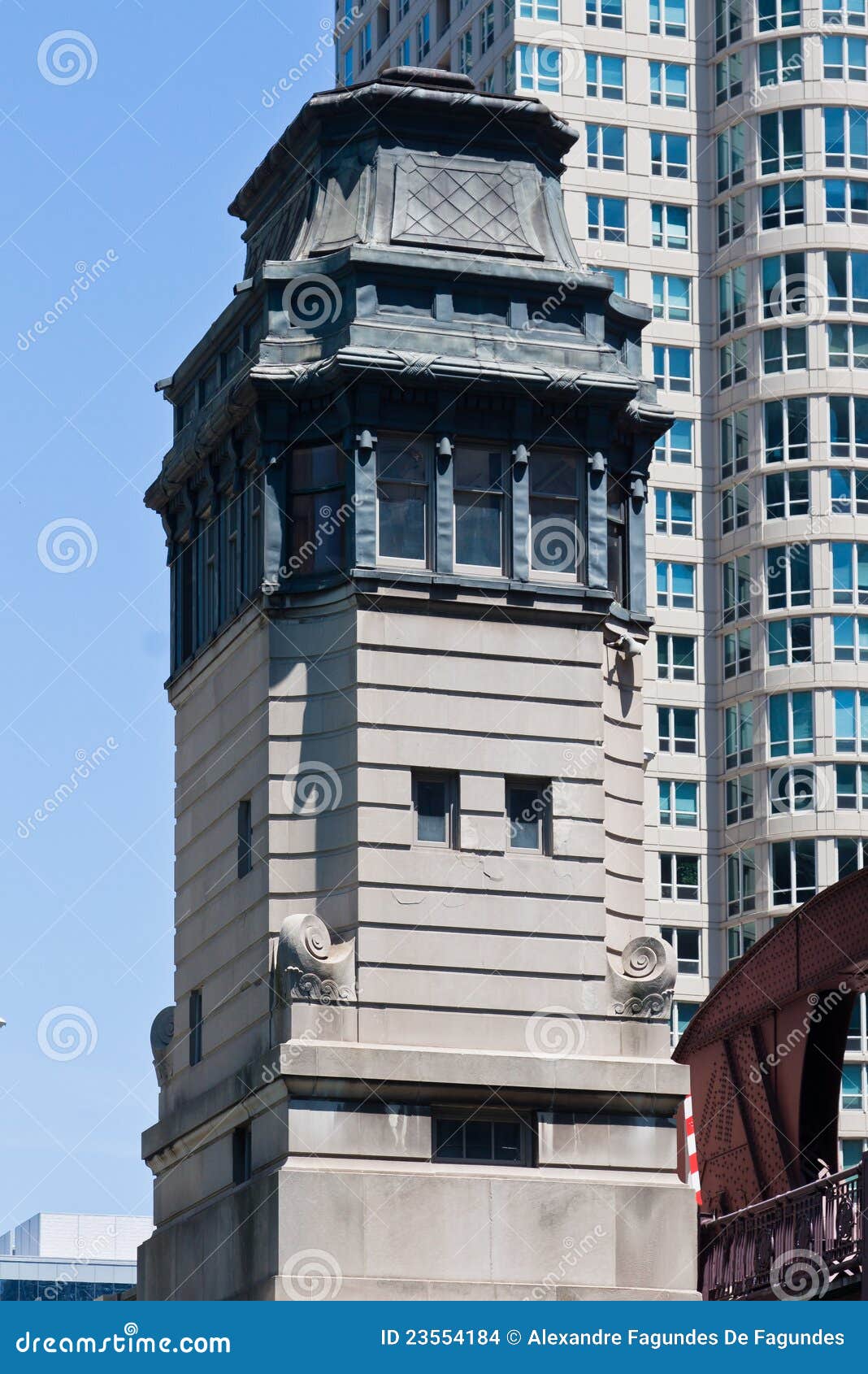 La Salle Bridge Chicago stock photo. Image of chicago - 23554184