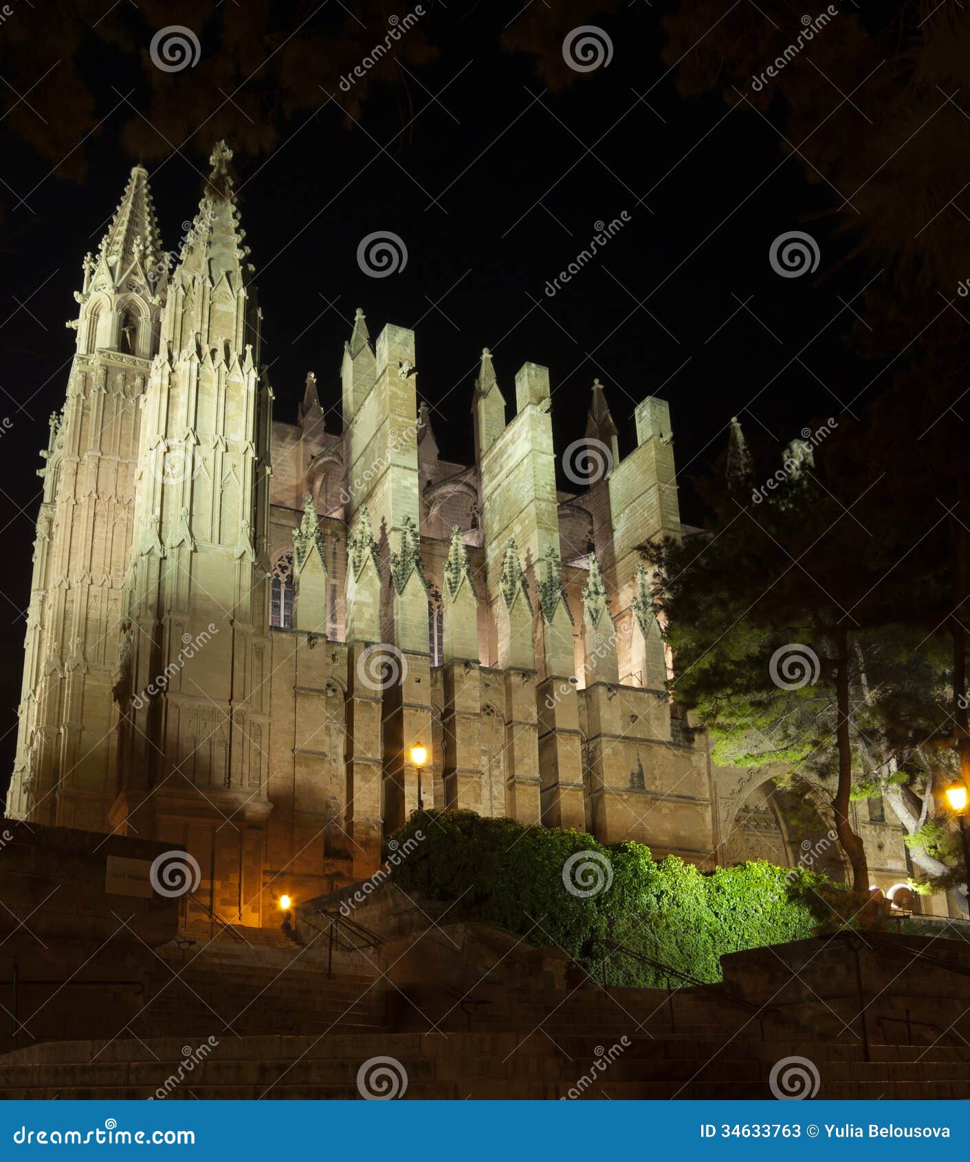 La Seu image stock. Image du ville, majorque, santa, religion - 34633763
