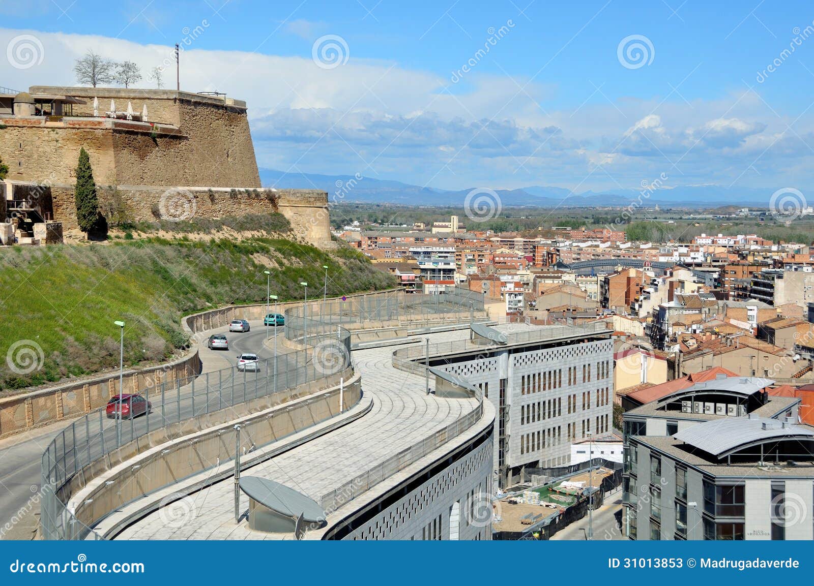 La Seu Vella Castle, Lleida Imagem de Stock - Imagem de pedra, turismo ...