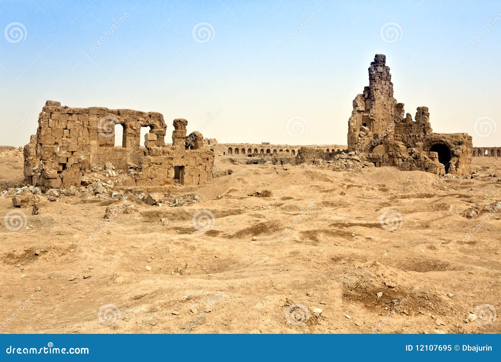 La Siria - Rasafa immagine stock. Immagine di giorno - 12107695