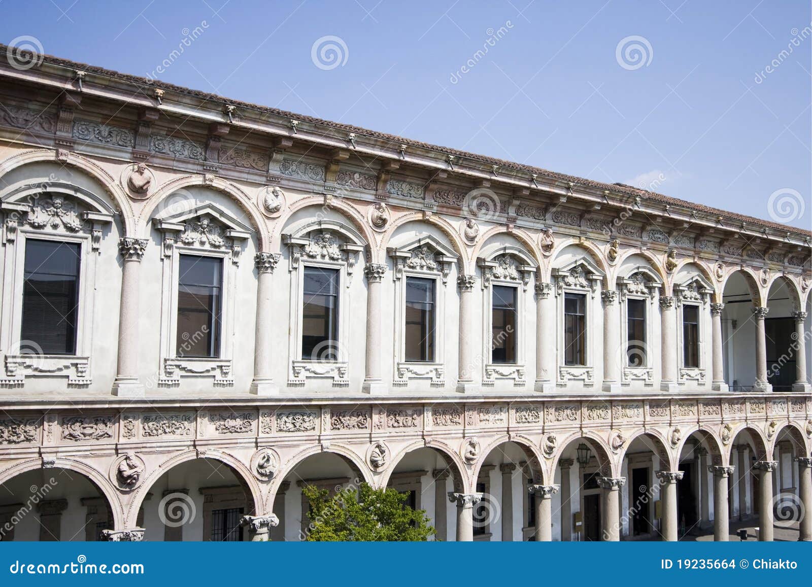 La Statale University of Milan Stock Photo - Image of milan, letters ...