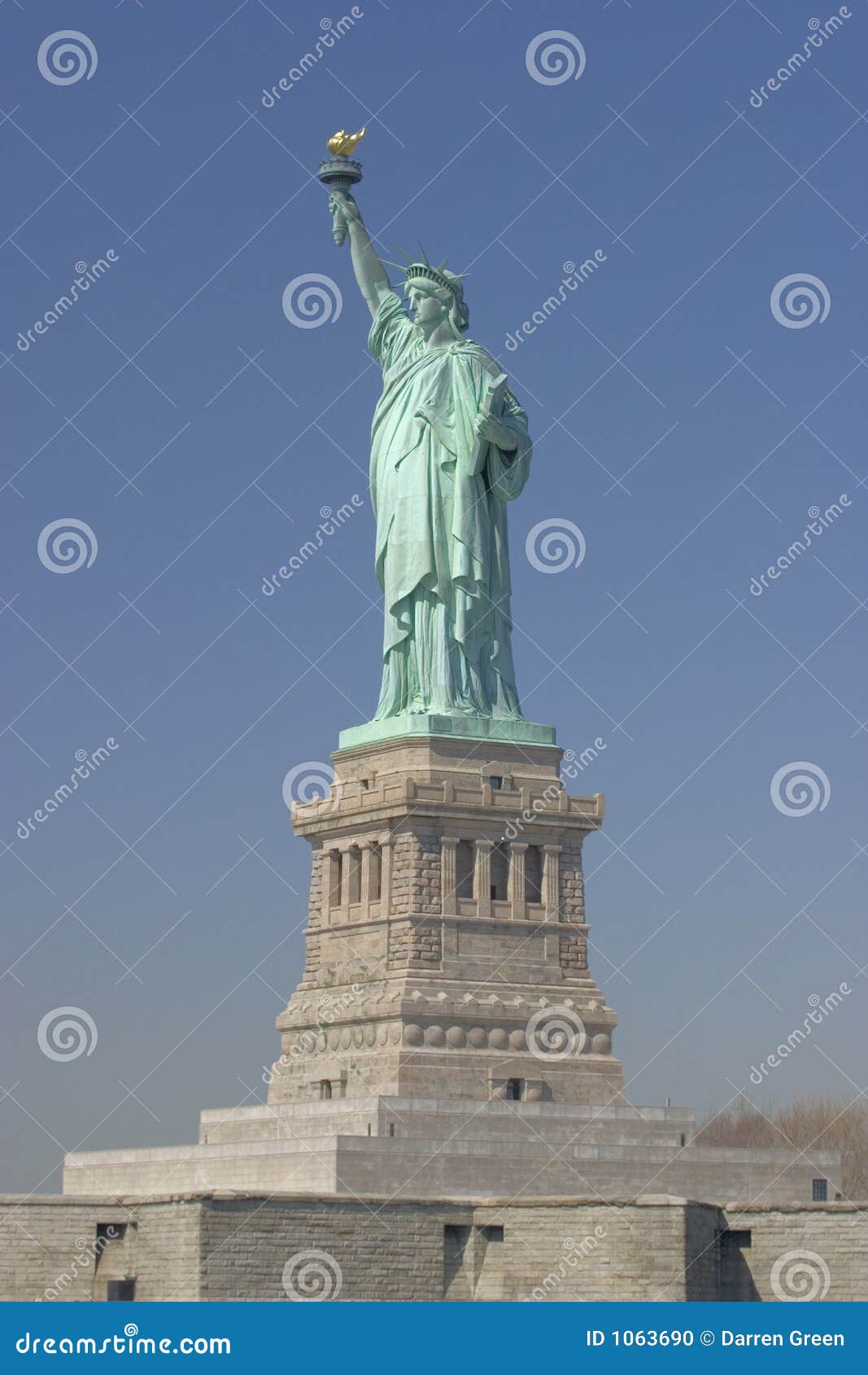La Statua Di Libertà - New York Fotografia Stock - Immagine di ...
