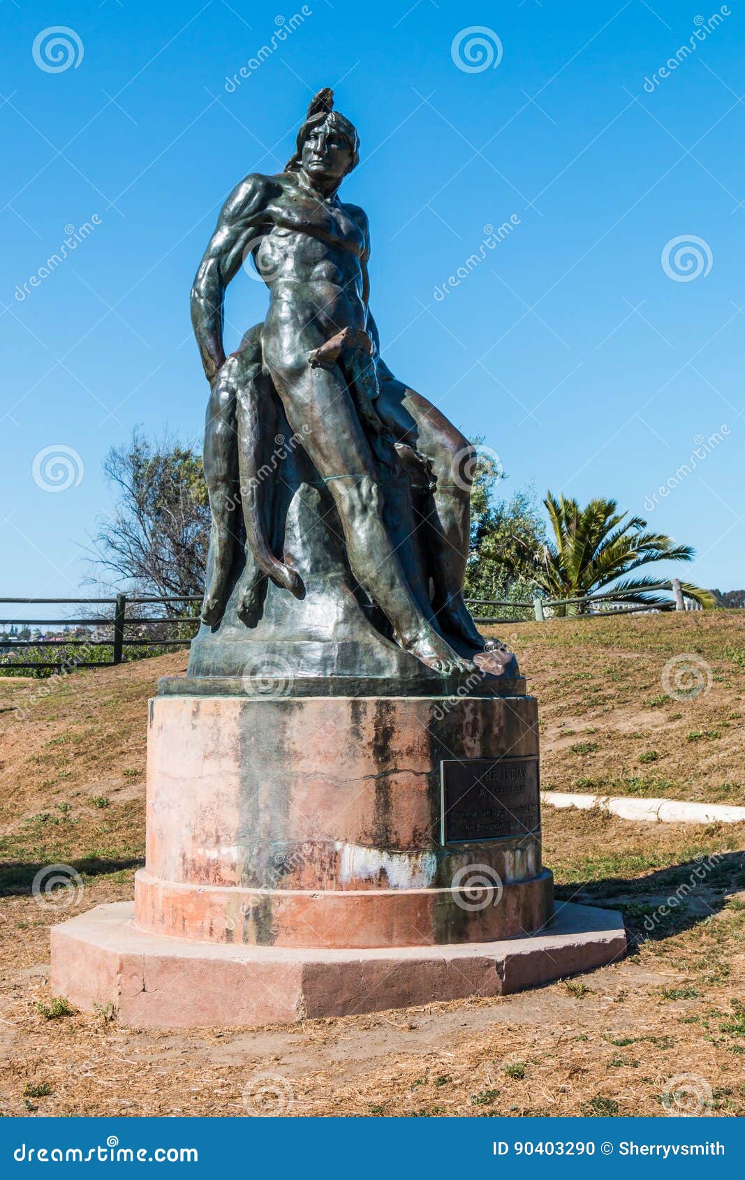 ` La Statua Indiana Del ` Da Arthur Putnam Immagine Editoriale ...