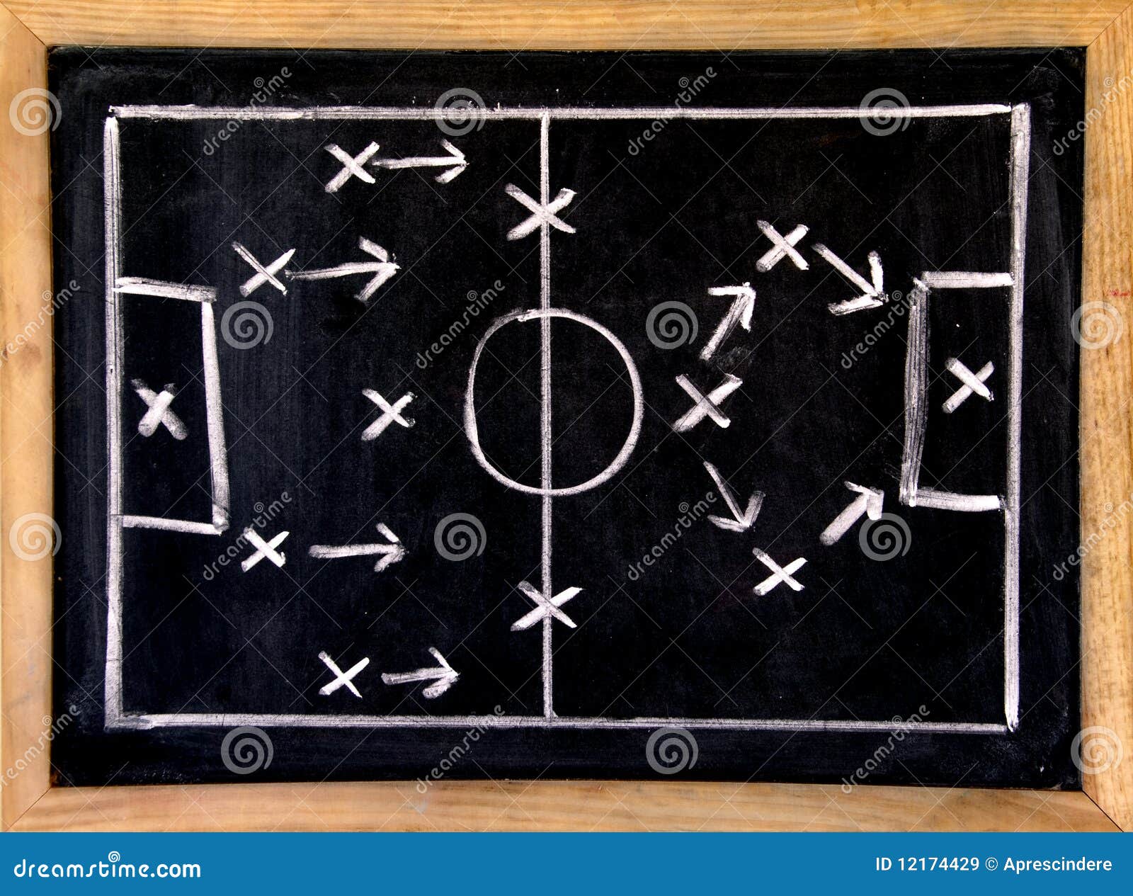 La tactique du football image stock. Image du distance - 12174429