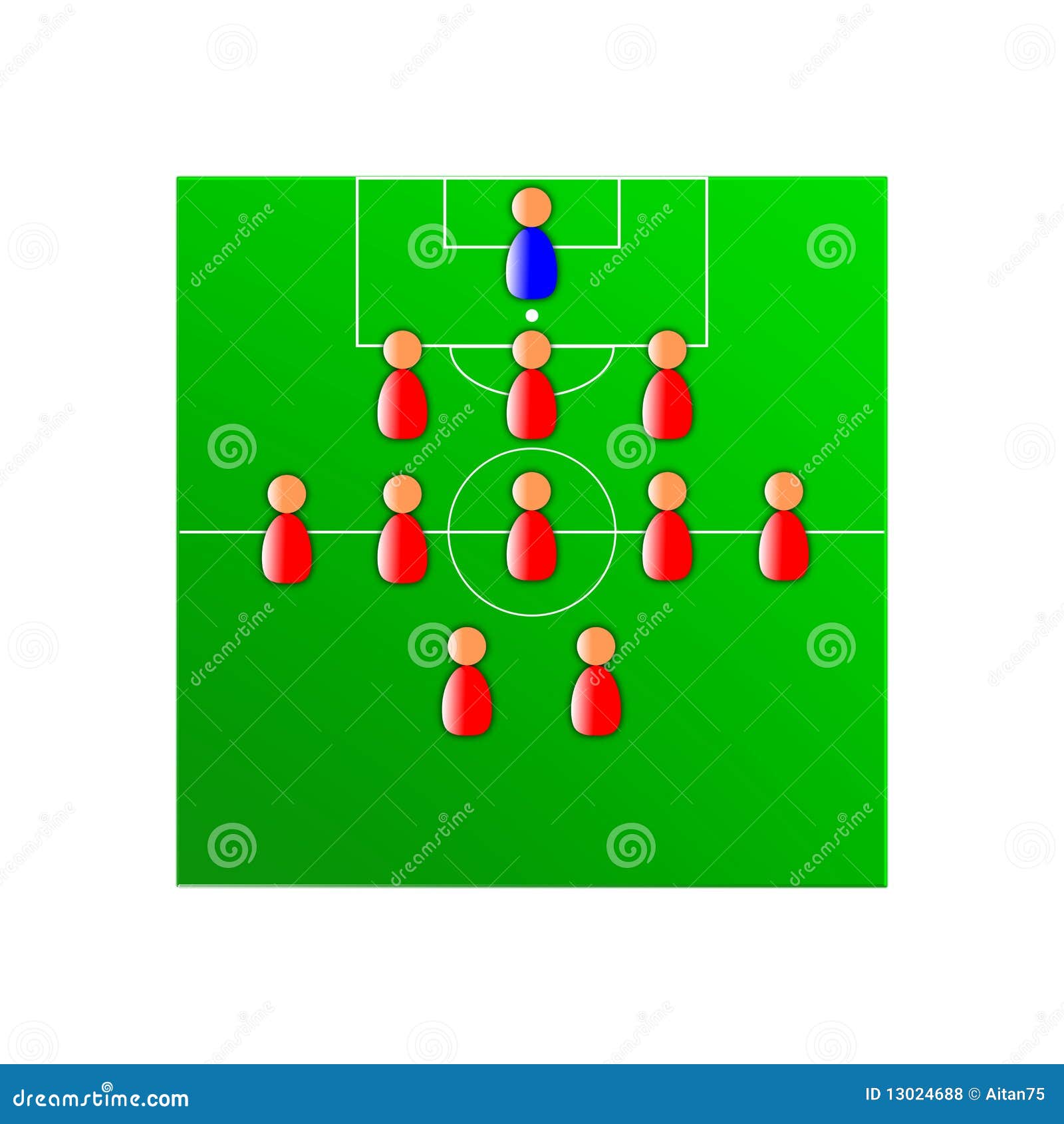 La tactique du football illustration stock. Illustration du championnat ...