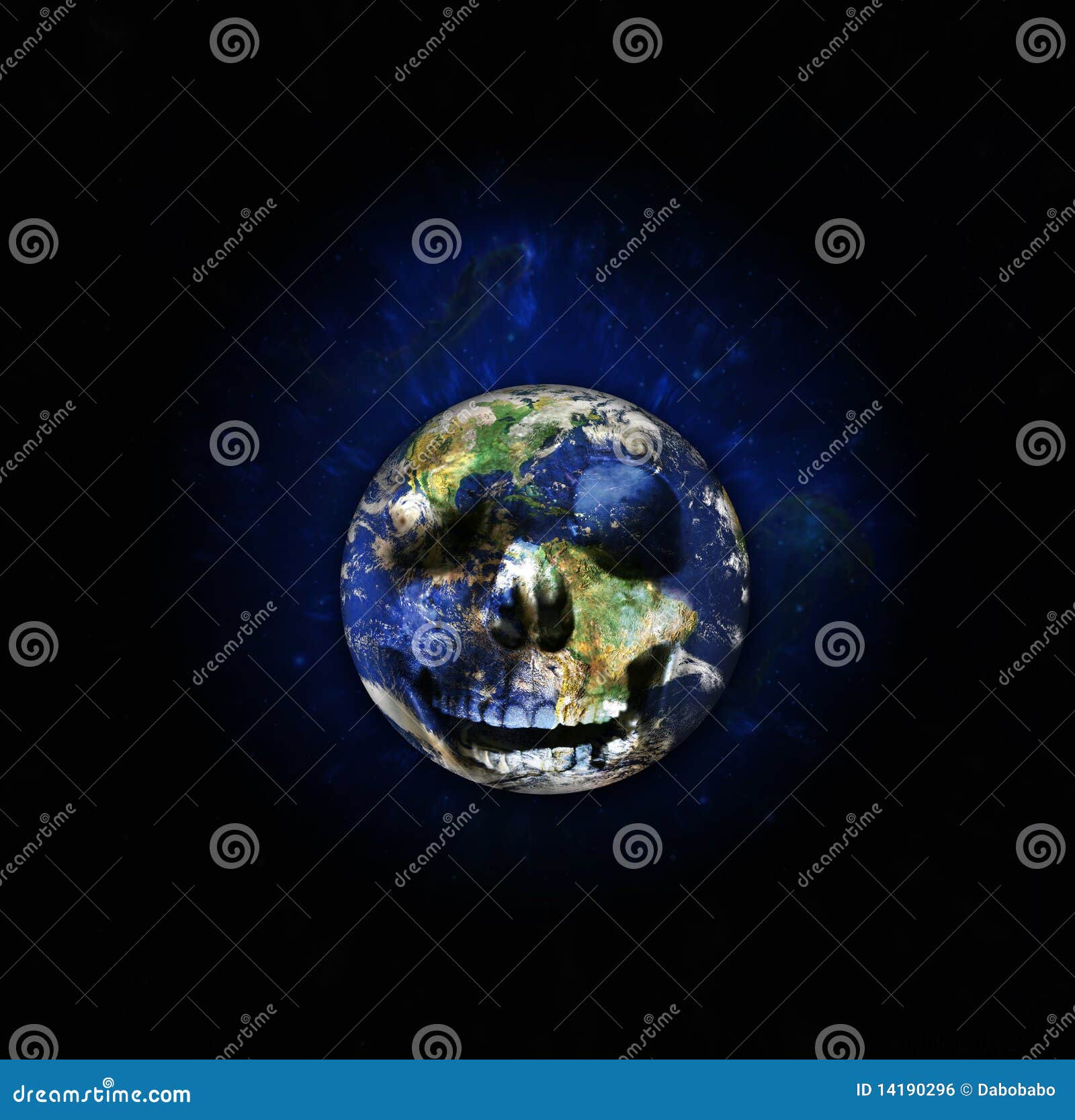 La tierra está muriendo stock de ilustración. Ilustración de problema ...