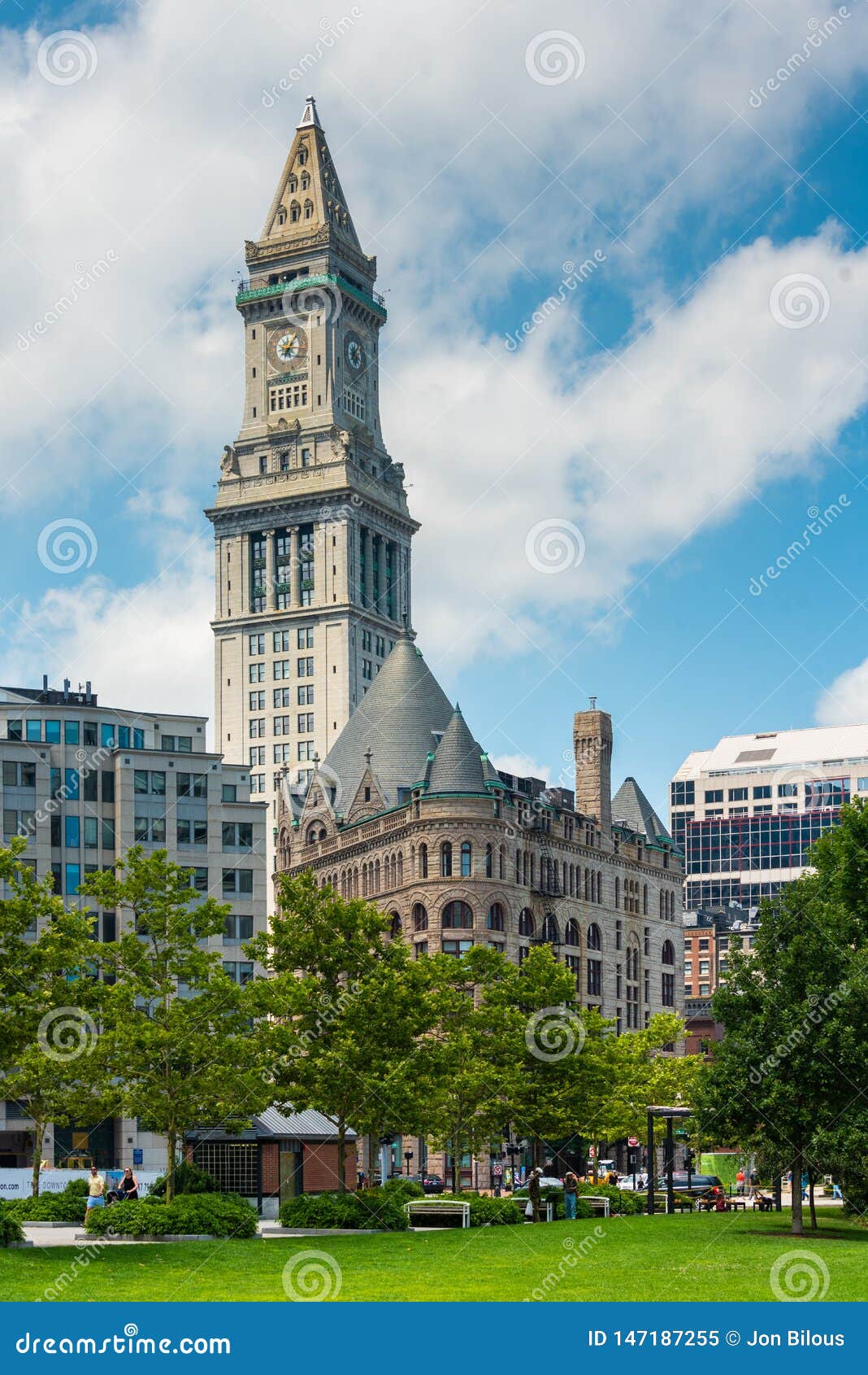 La Torre De Aduanas En Boston, Massachusetts Imagen editorial - Imagen ...