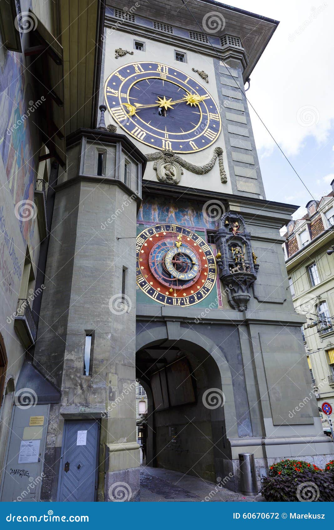 La Torre Di Orologio a Berna Fotografia Editoriale - Immagine di ...