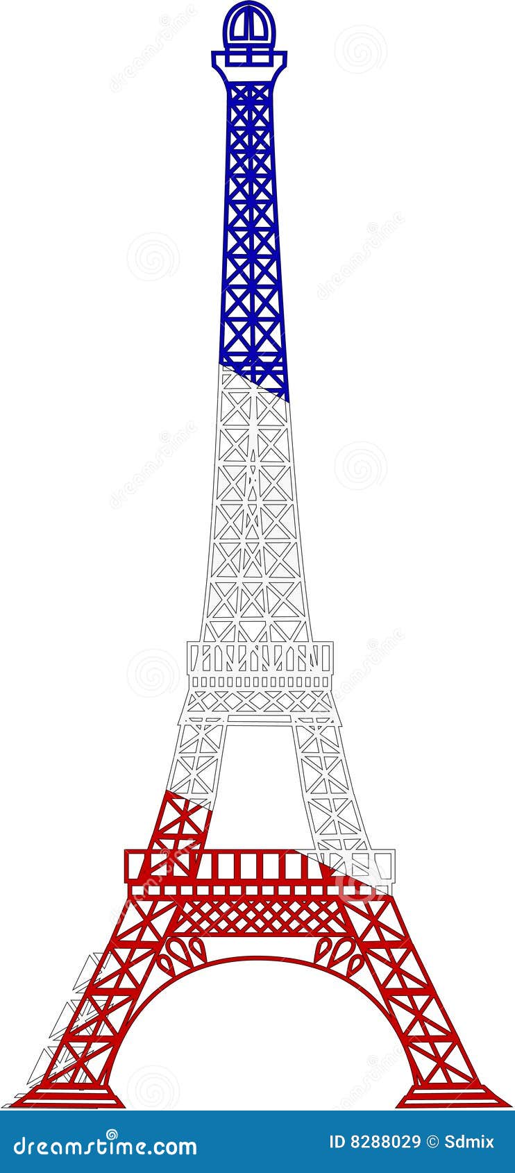 La torre Eiffel del vector ilustración del vector. Ilustración de ...