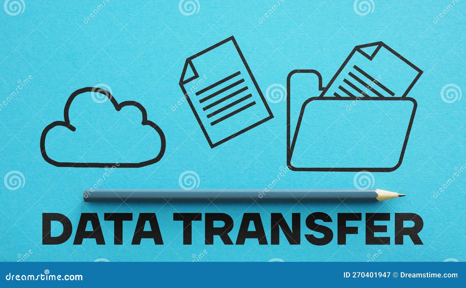 La Transferencia De Datos Se Muestra Utilizando El Texto Imagen de ...