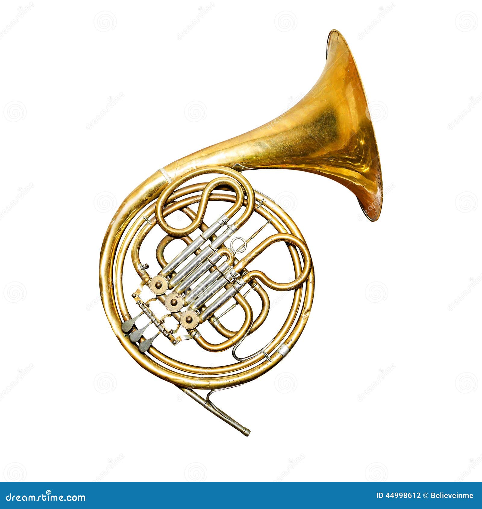 La tromba ha isolato fotografia stock. Immagine di ritaglio - 44998612