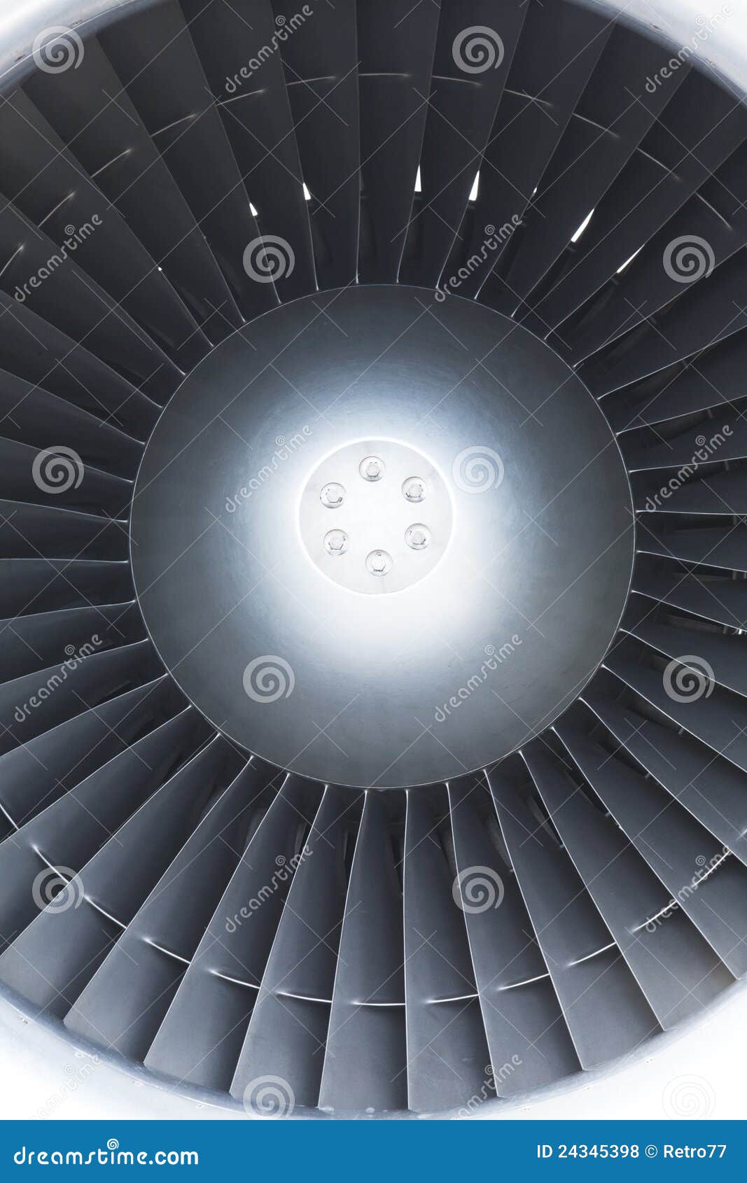 La Turbina De Un Motor De Jet Foto de archivo - Imagen de cono, motor ...