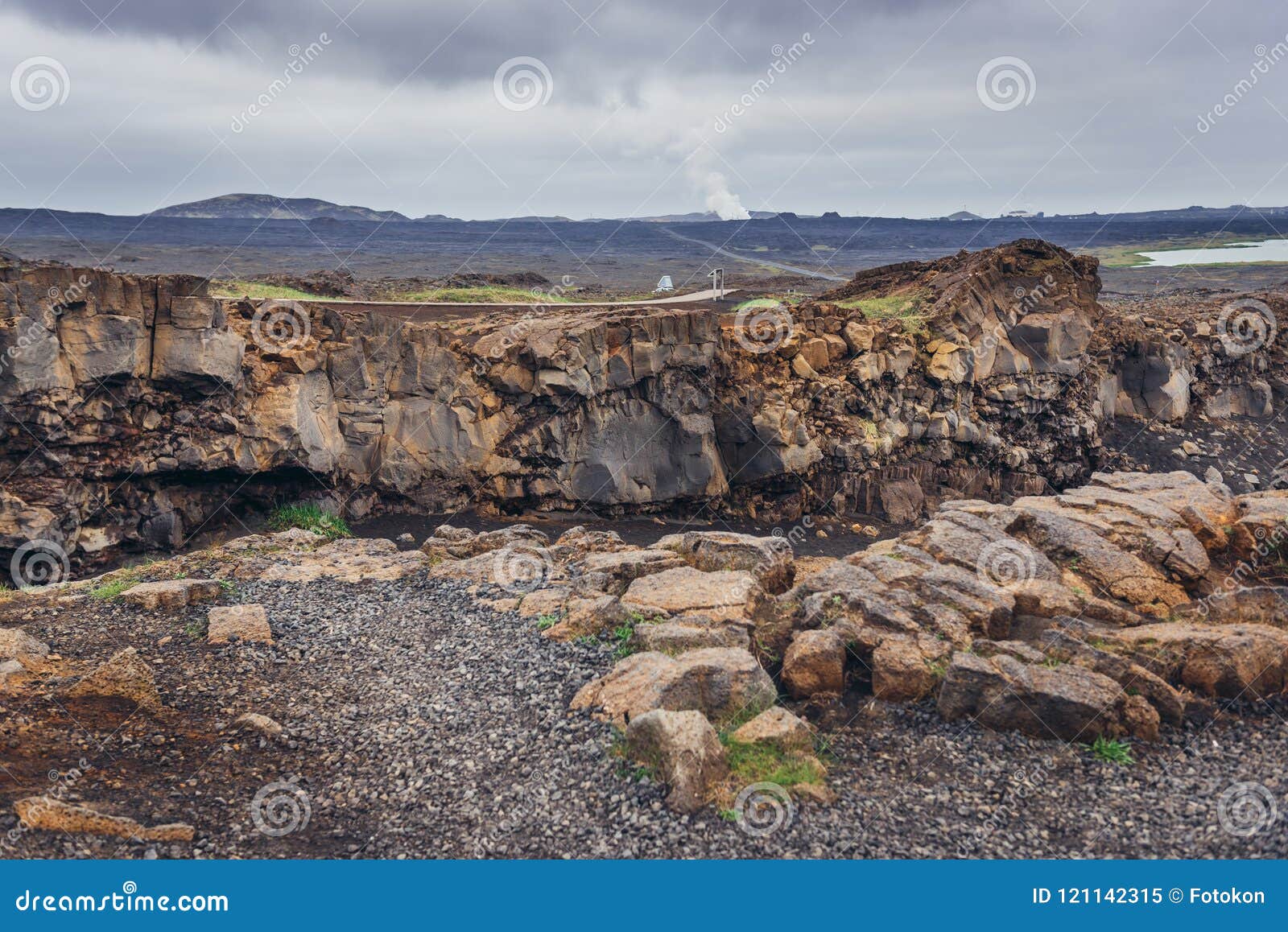 La UNESCO Geopark De Reykjanes Imagen de archivo - Imagen de recorrido ...