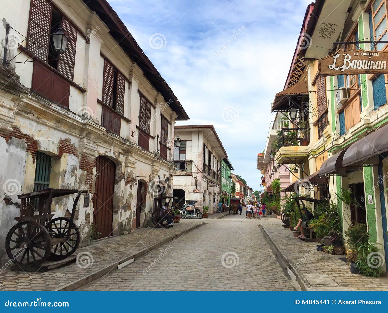 La ville de Vigan photo éditorial. Image du monde, architecture - 64845441