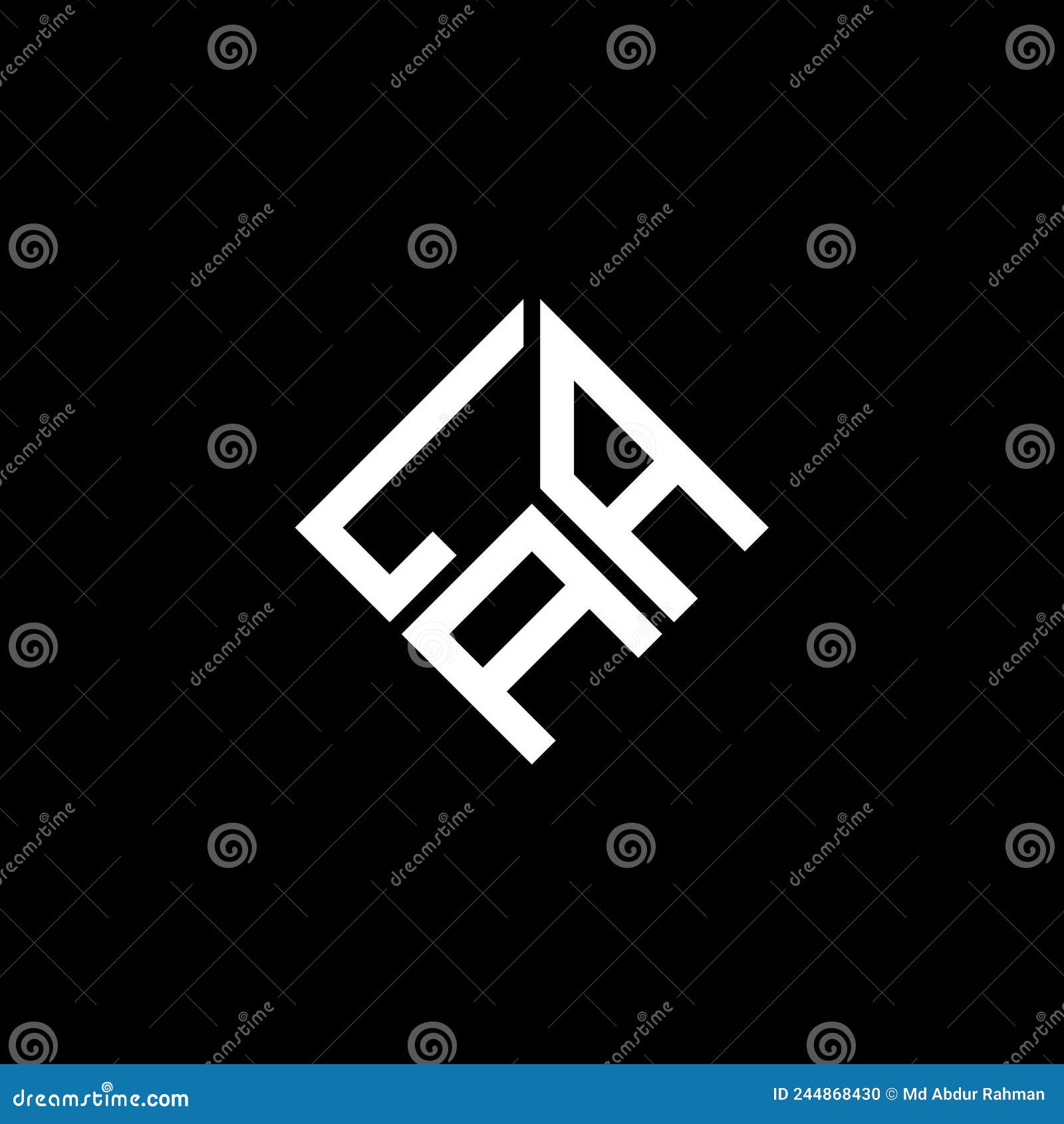 LAA Letter Logo Design on Black Background. LAA Creative Initials ...