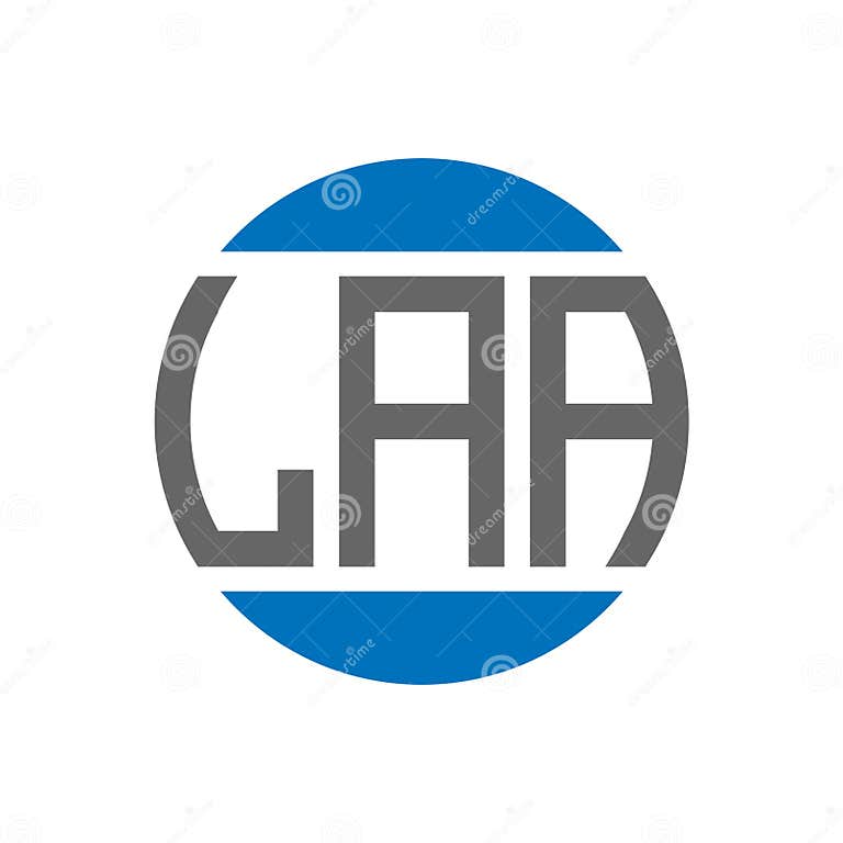 LAA Letter Logo Design on White Background. LAA Creative Initials ...