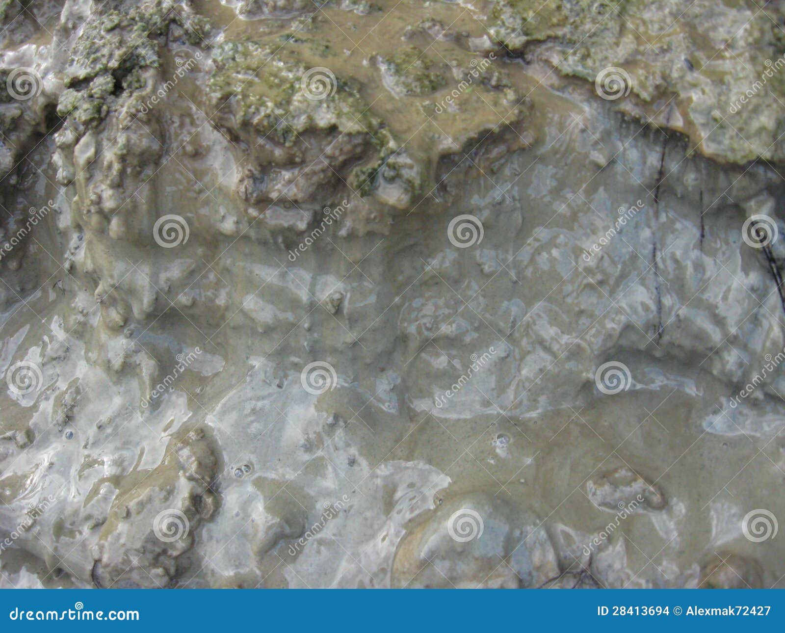 Laag Van Een Vuil En Een Modderstroom Stock Foto - Image of mest ...