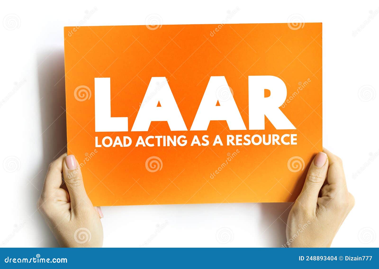 LAAR - Load Acting As A Resource Acronym On Card, Abbreviation Concept ...
