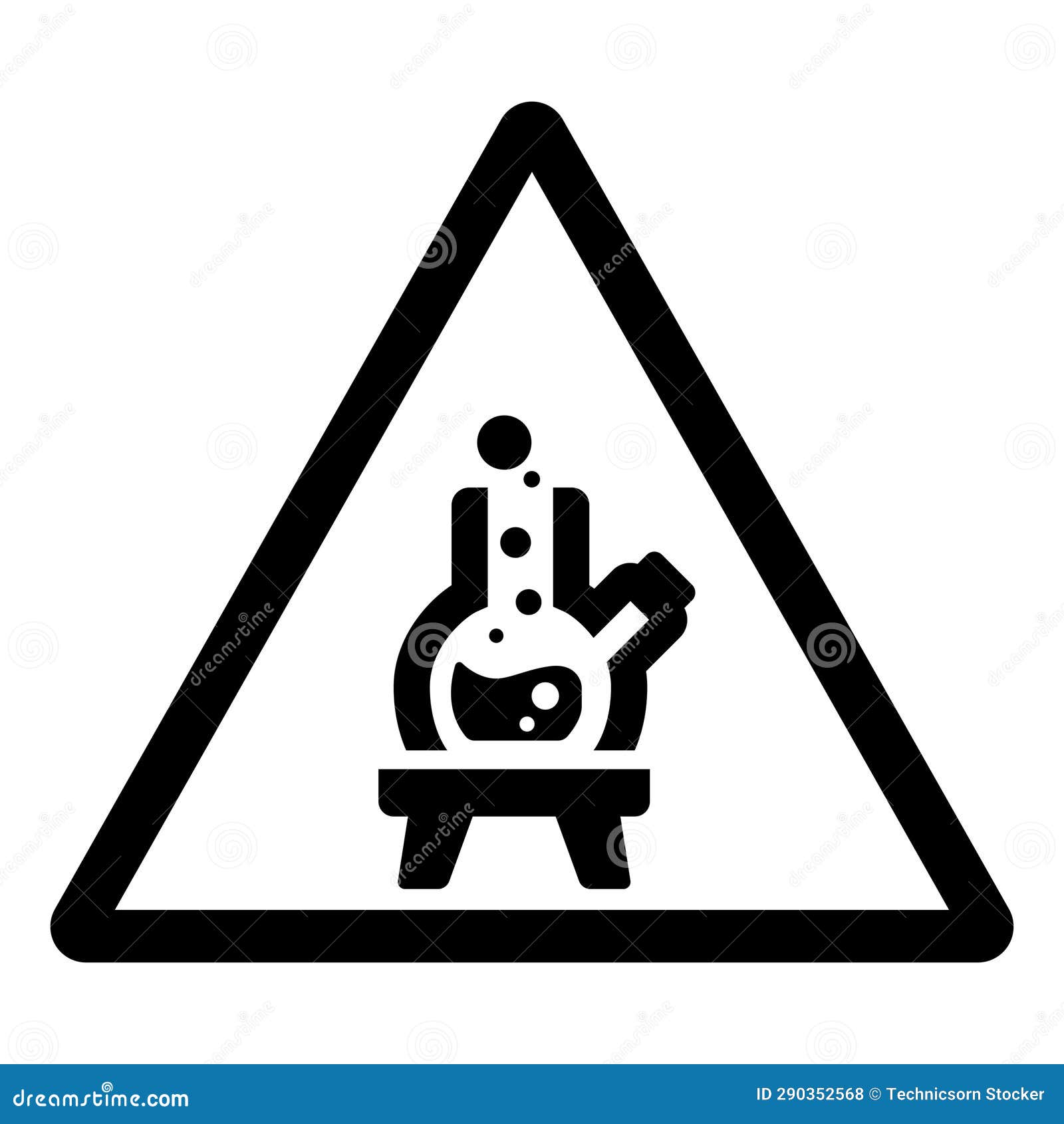 Lab Area Symbol Sign, Vector Illustration, Isolate on White Background ...