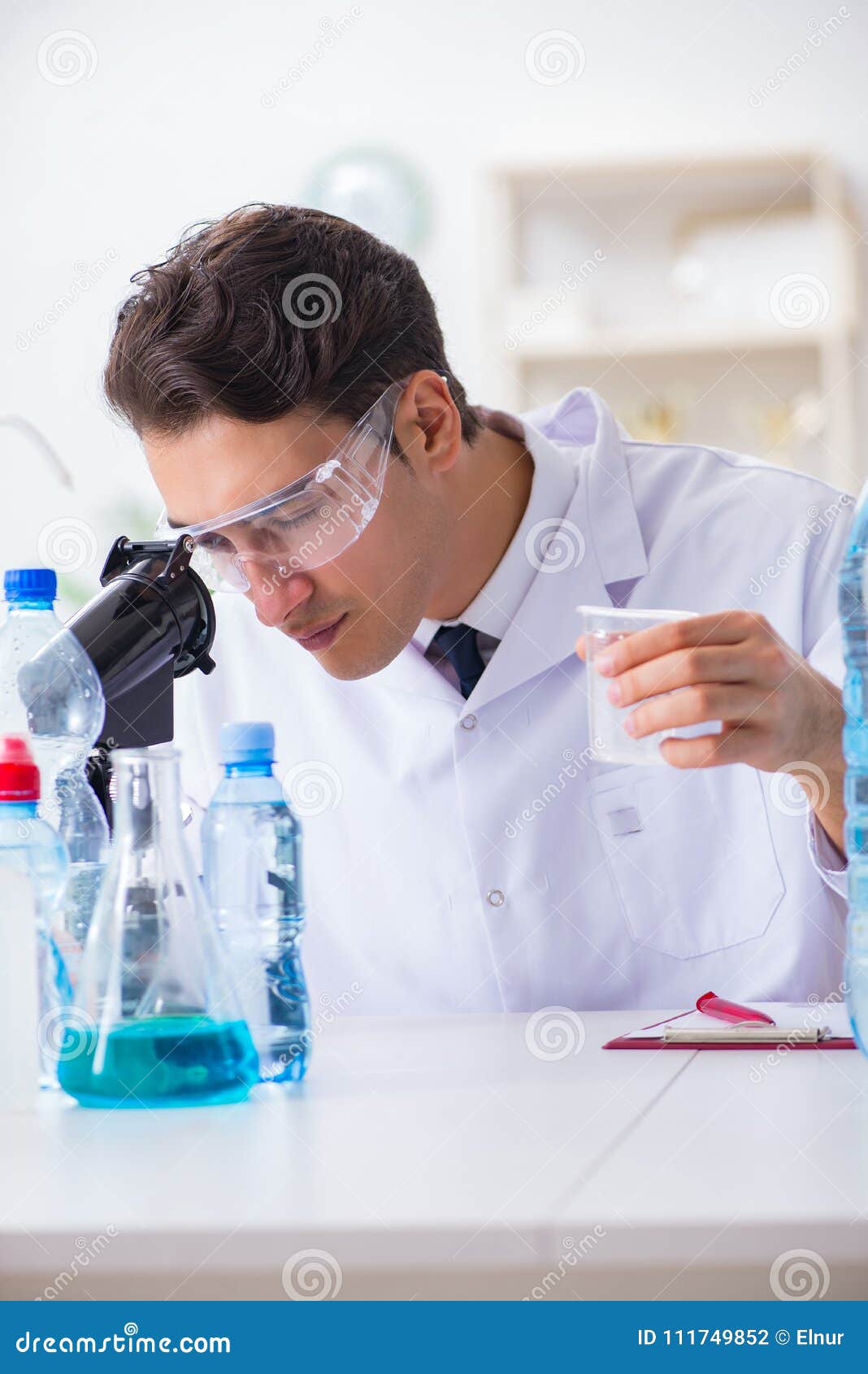 The Lab Assistant Testing Water Quality Stock Photo - Image of chemical ...
