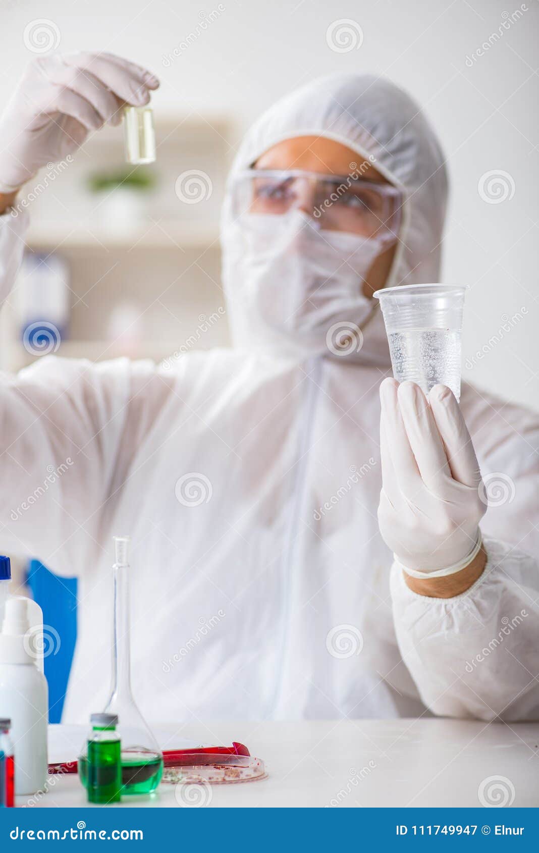 The Lab Assistant Testing Water Quality Stock Image - Image of mineral ...