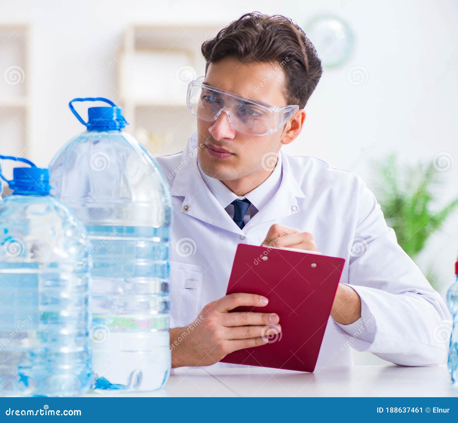 Lab Assistant Testing Water Quality Stock Image - Image of drink ...