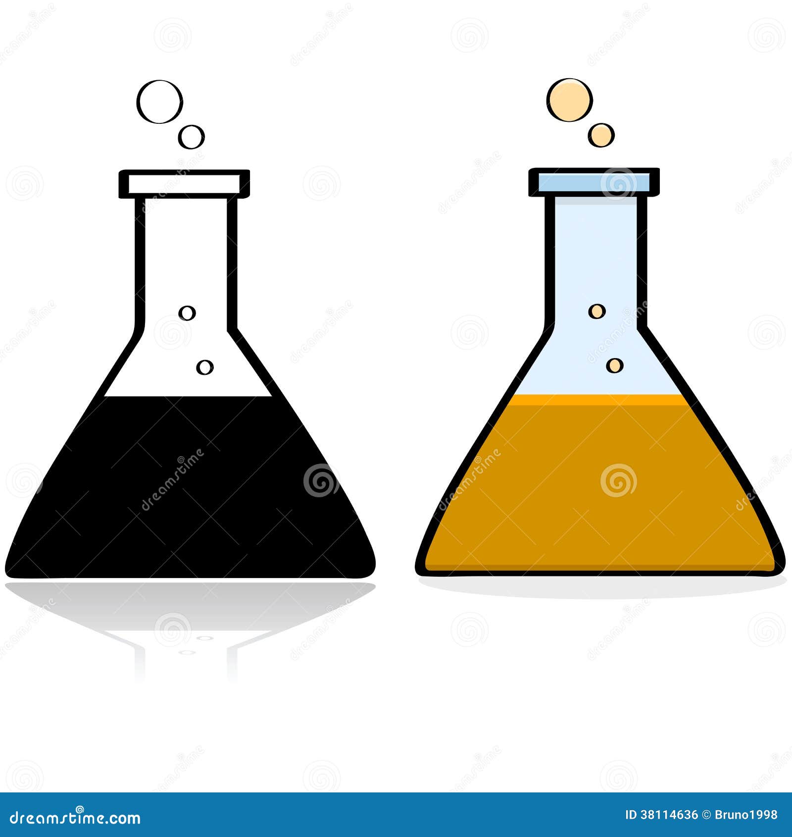 Lab beaker stock illustration. Illustration of cartoon - 38114636