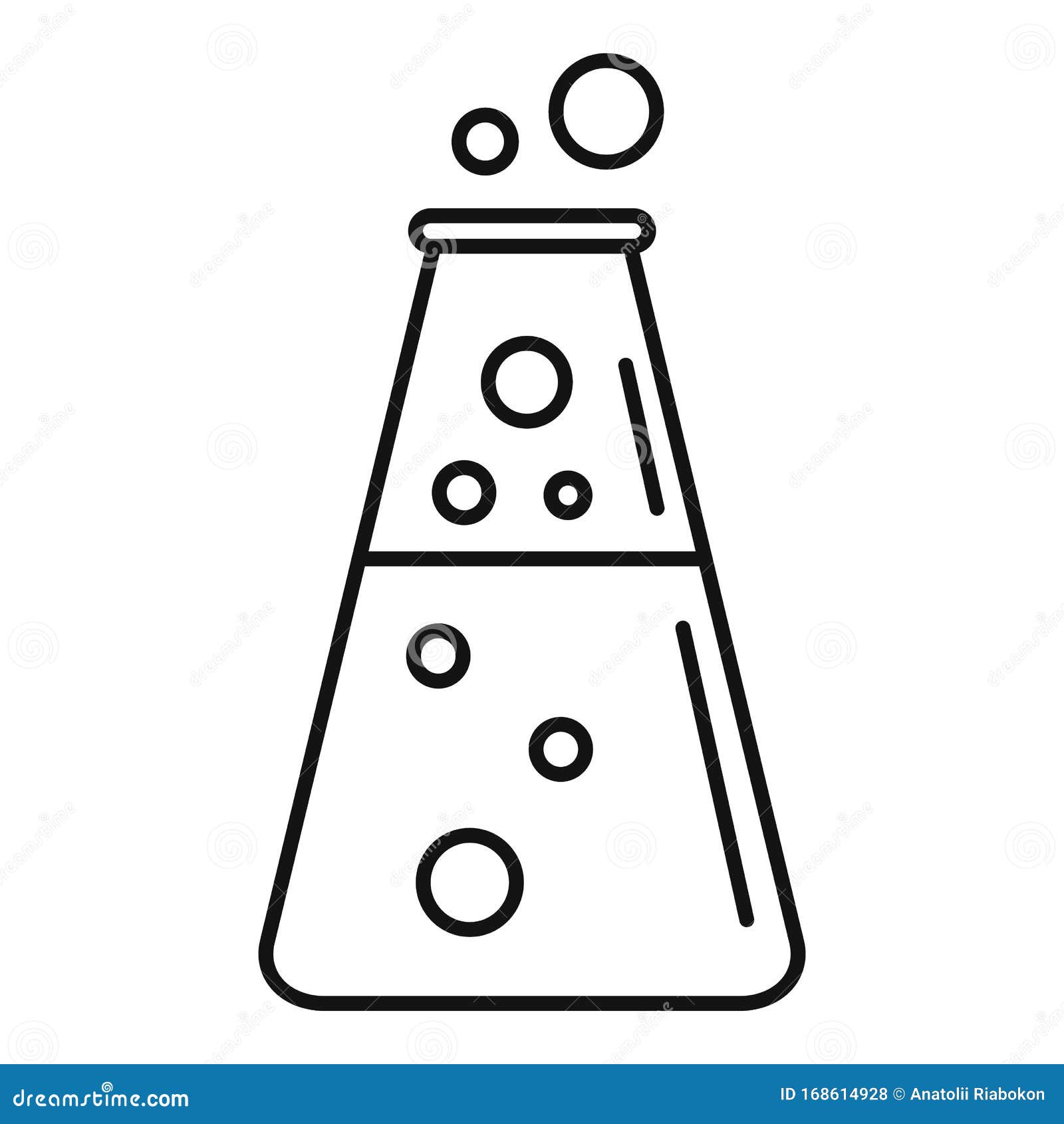 Lab Boiling Pot Icon, Outline Style Stock Vector - Illustration of ...