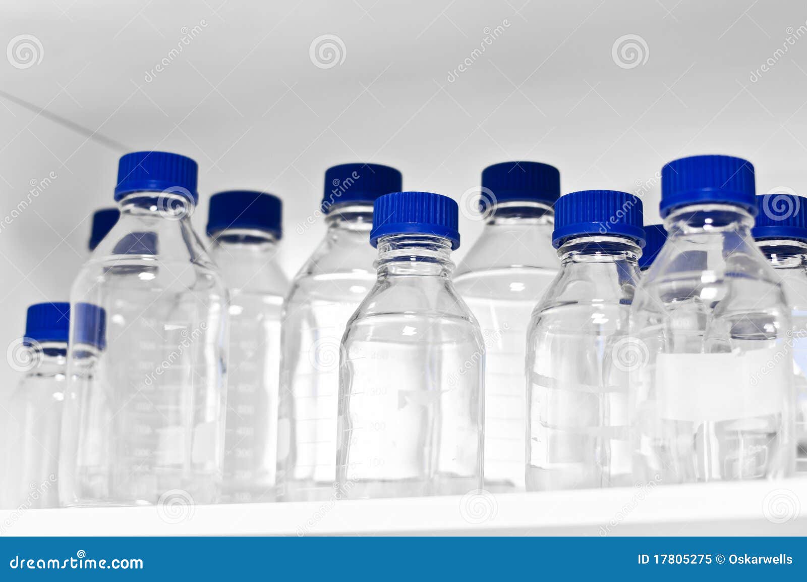 Lab bottles stock image. Image of bottle, graduated, research - 17805275
